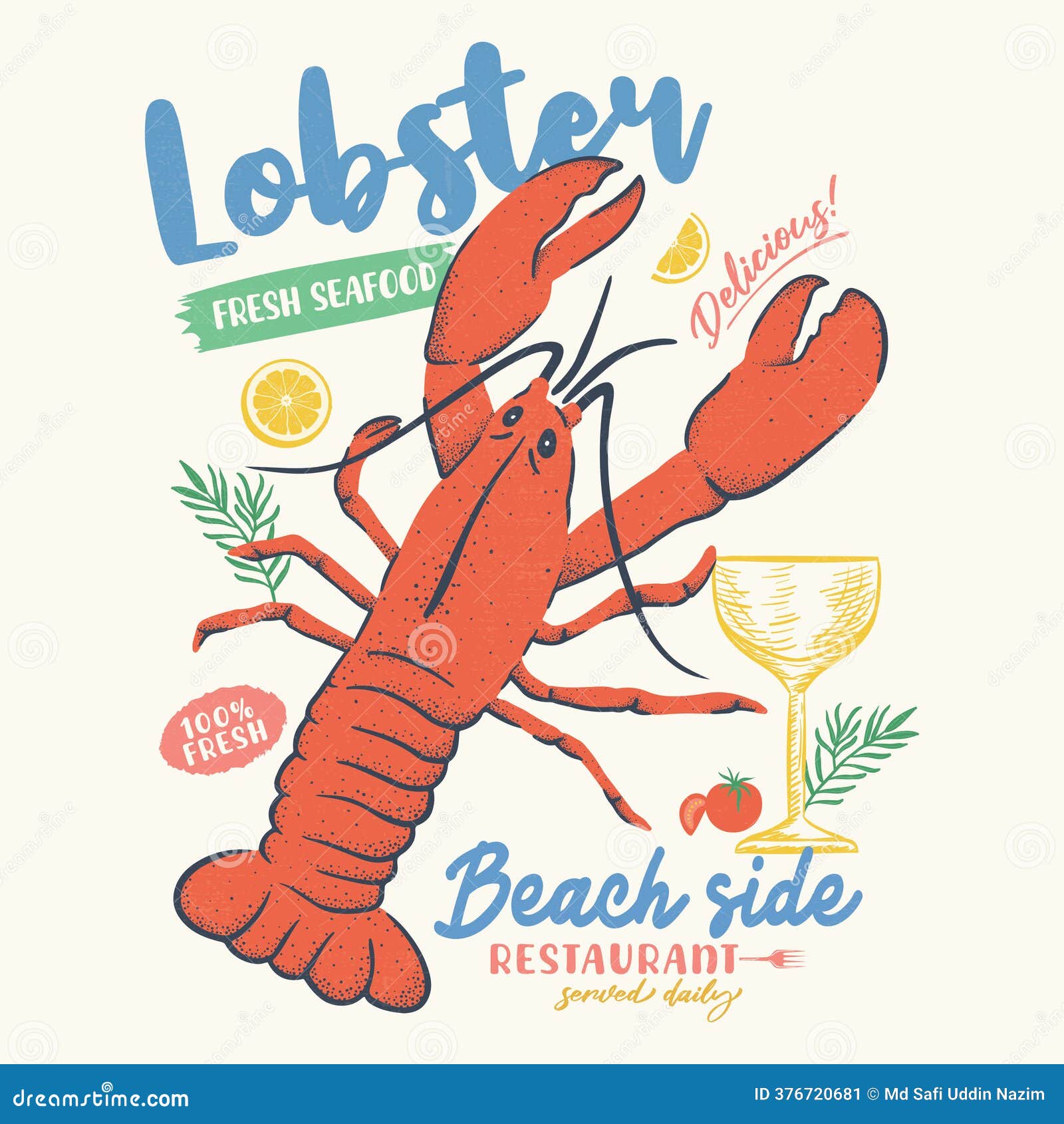 Lobster Font. Elegant Alphabet Letters Font. Vector Illustration ...