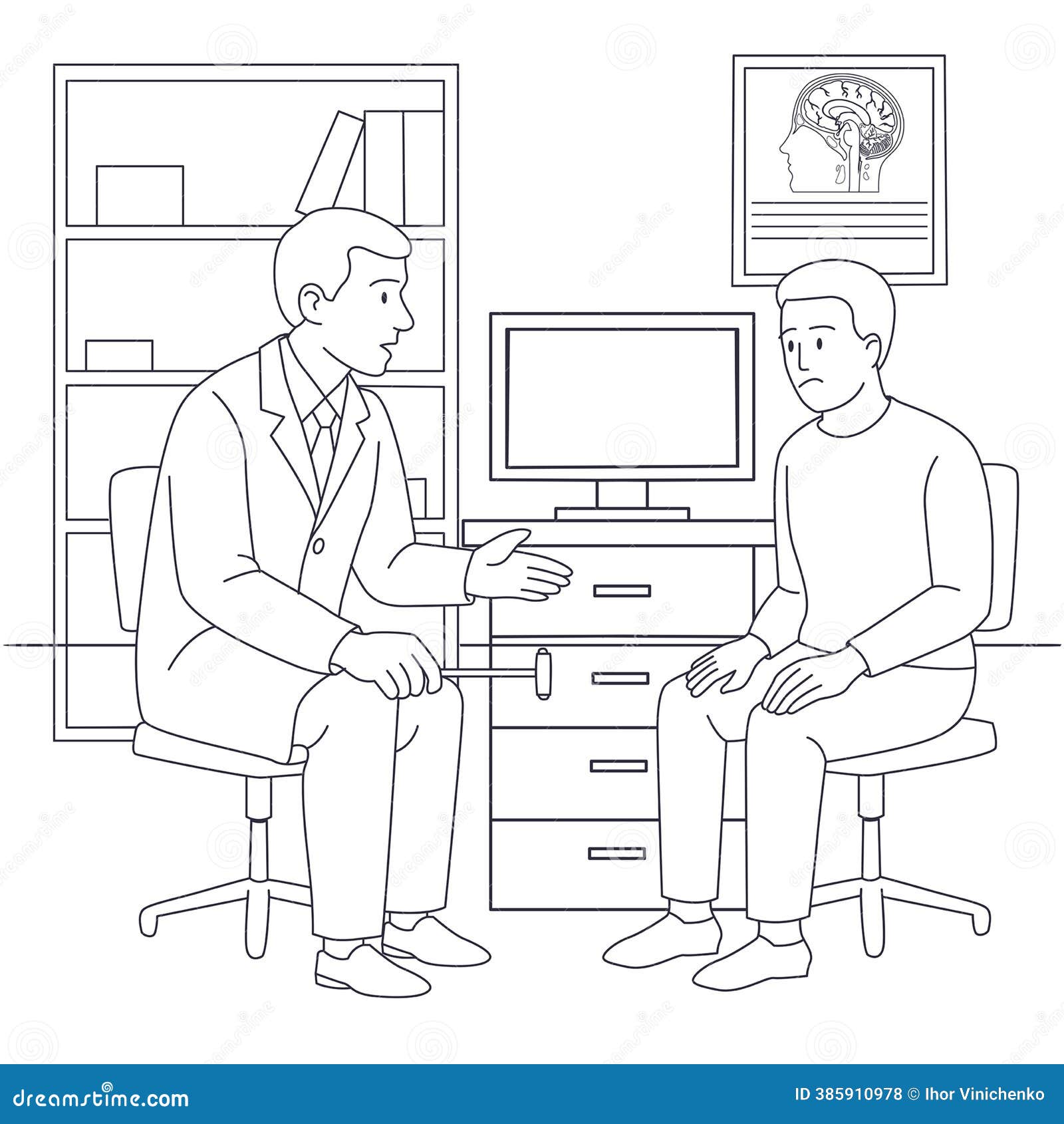 Spirometry Line Icon. Vector Signs For Web Graphics. | CartoonDealer ...