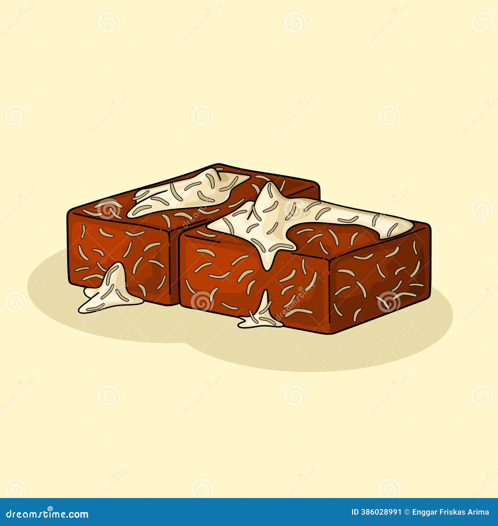 Asian Indonesian Street Food Cake Aka Kue Pancong, Bandros And Pukis ...