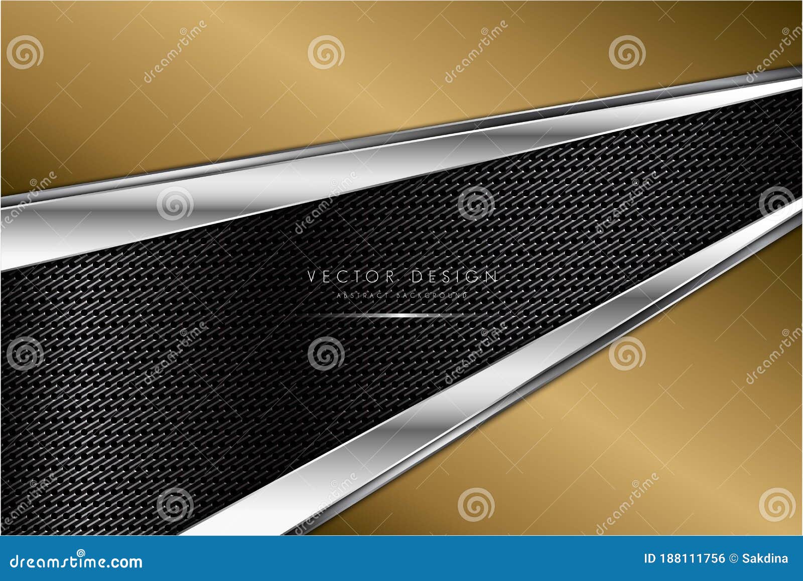 Abstract Background.Luxury of Gold and Silver.Modern Design.Layout for ...