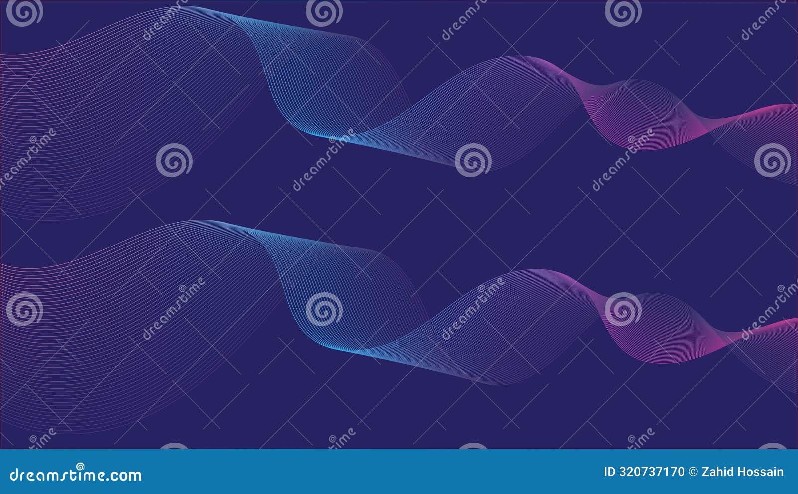 Print Abstract Wave Line Colorful Background Design Stock Illustration ...