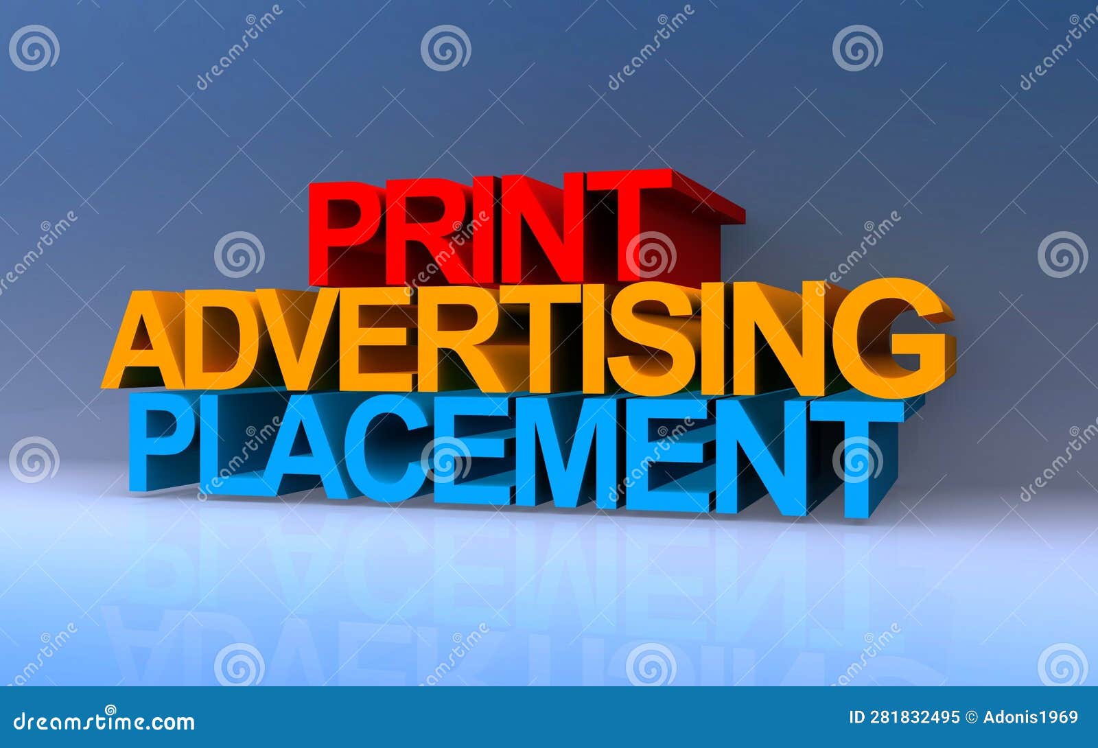 Advertising Placement Landing Page Template. Tiny Characters Sticking ...