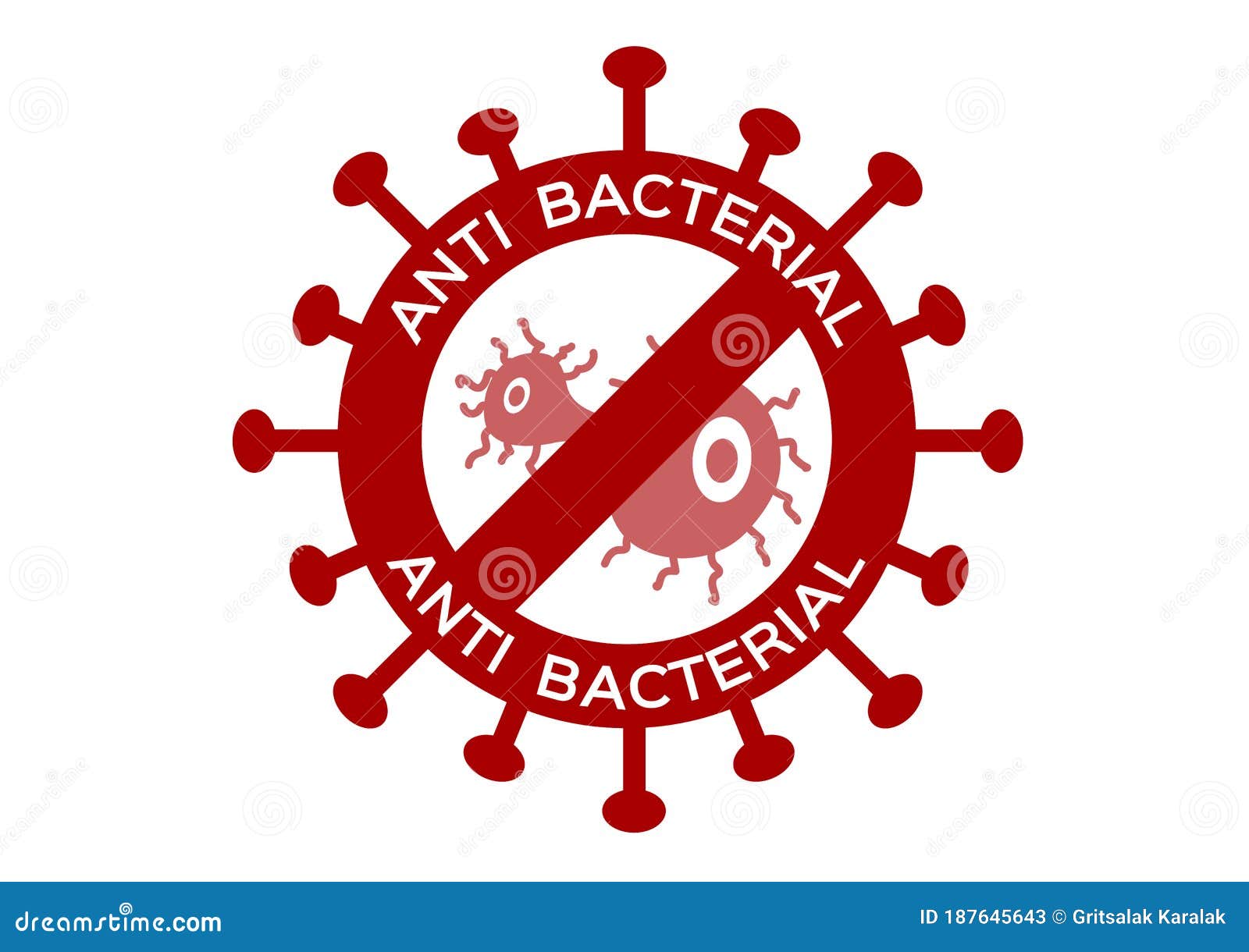 Anti Bacteria Coronavirus Vector / Virus and Germ Icon / Antibacterial ...