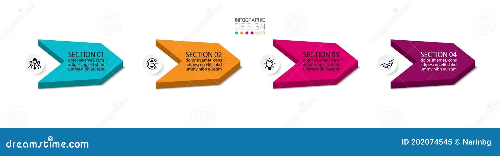Arrows Designed by 4-section Vectors that Can Help Represent ...