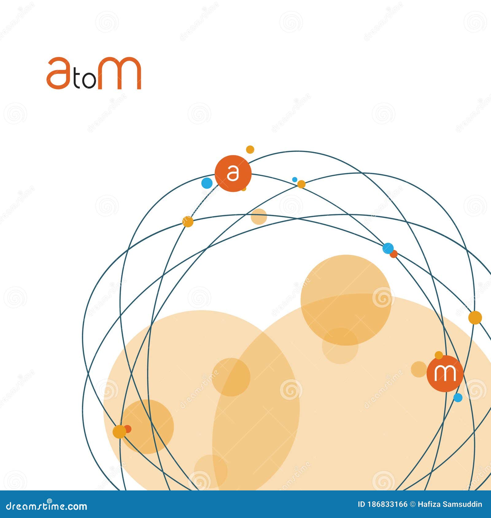 Print stock vector. Illustration of wallpapers, atoms - 186833166