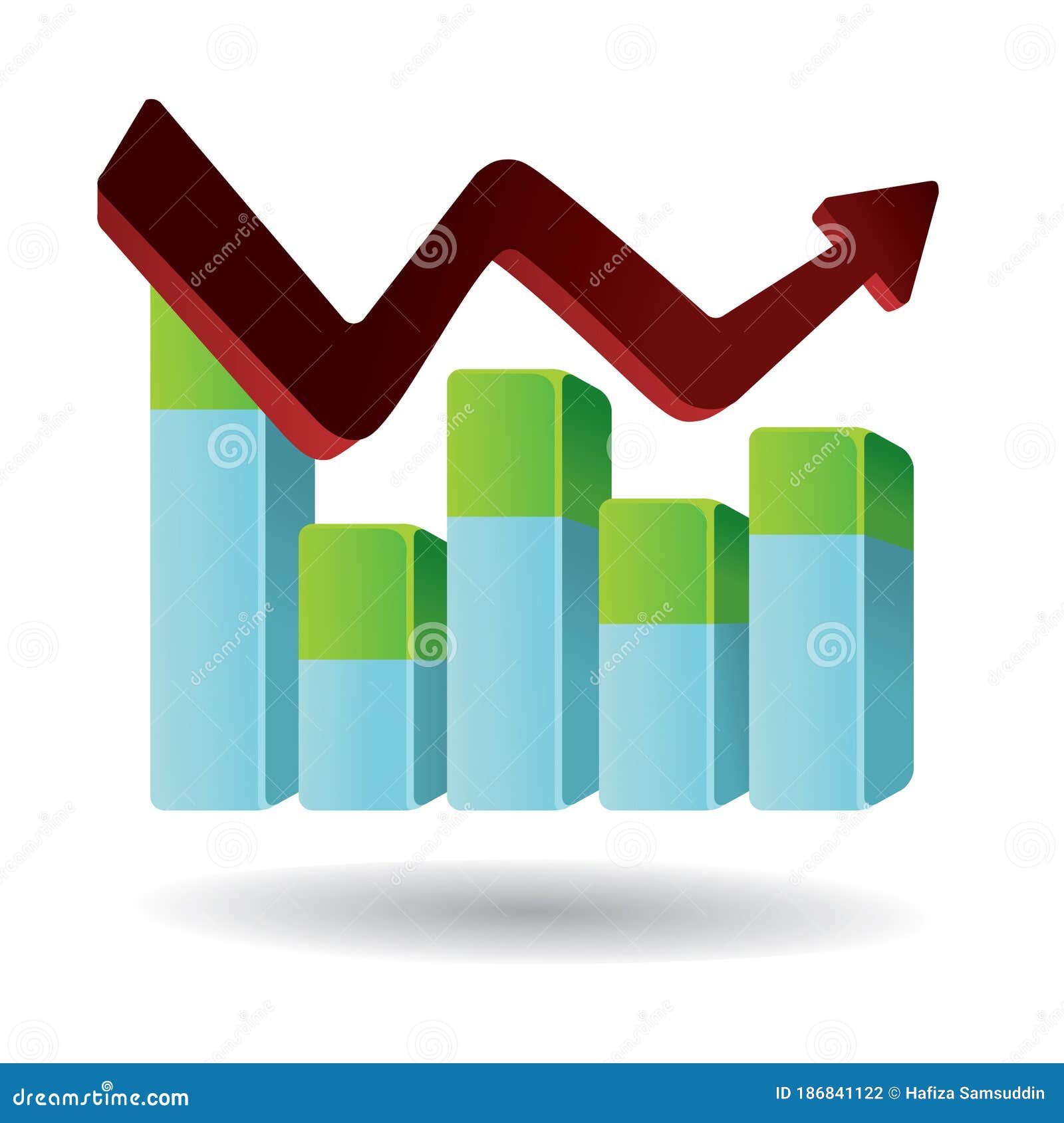 Print stock illustration. Illustration of falls, data - 186841122