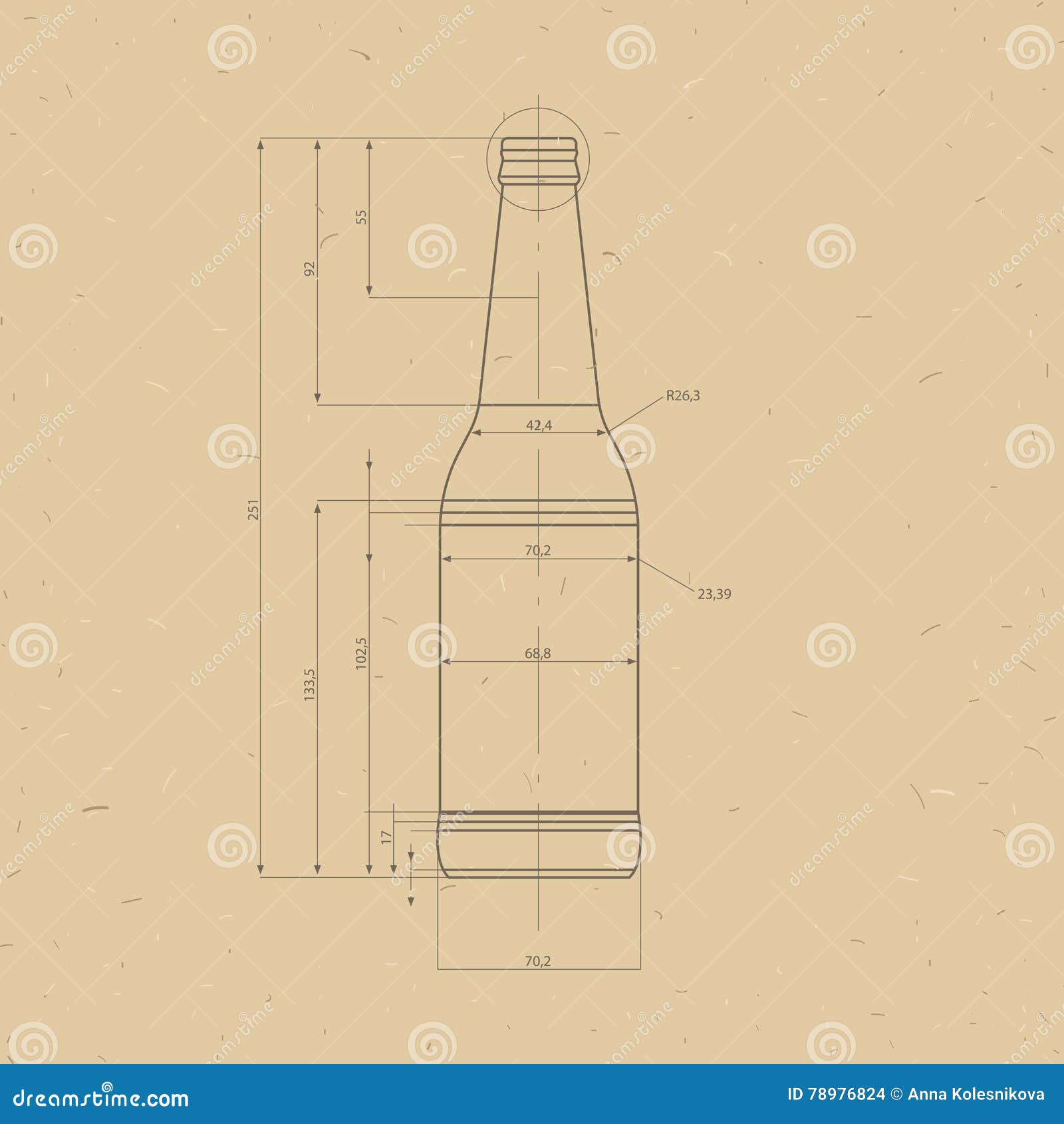 Print of Beer Bottle. stock illustration. Illustration of packaging ...