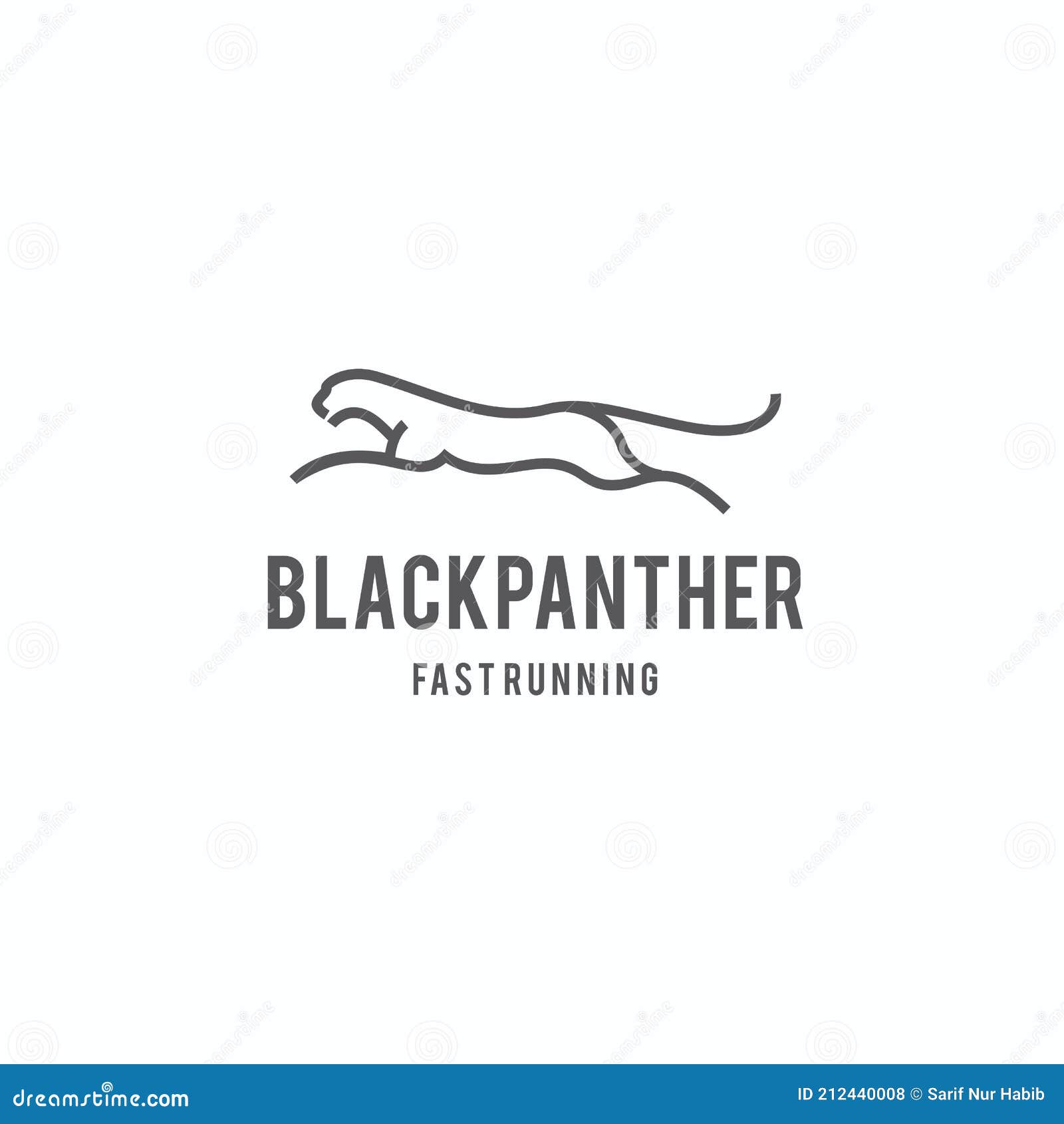 Black Panther Logo Design Template Inspiration Stock Vector ...