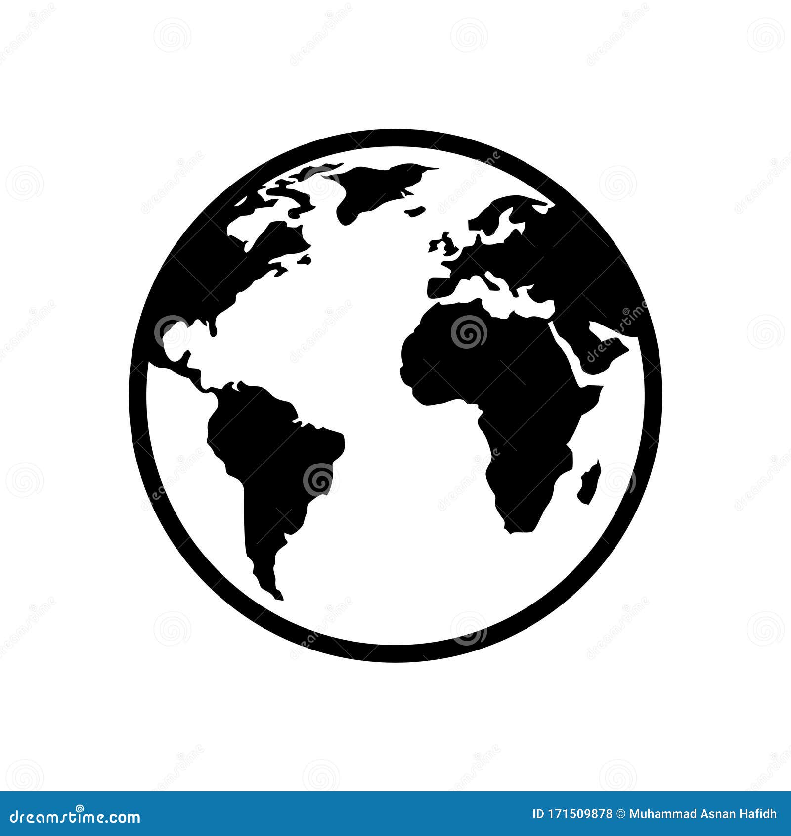 Circle world map icon stock vector. Illustration of nature - 171509878 Circle world map icon stock vector. Illustration of nature - 171509878