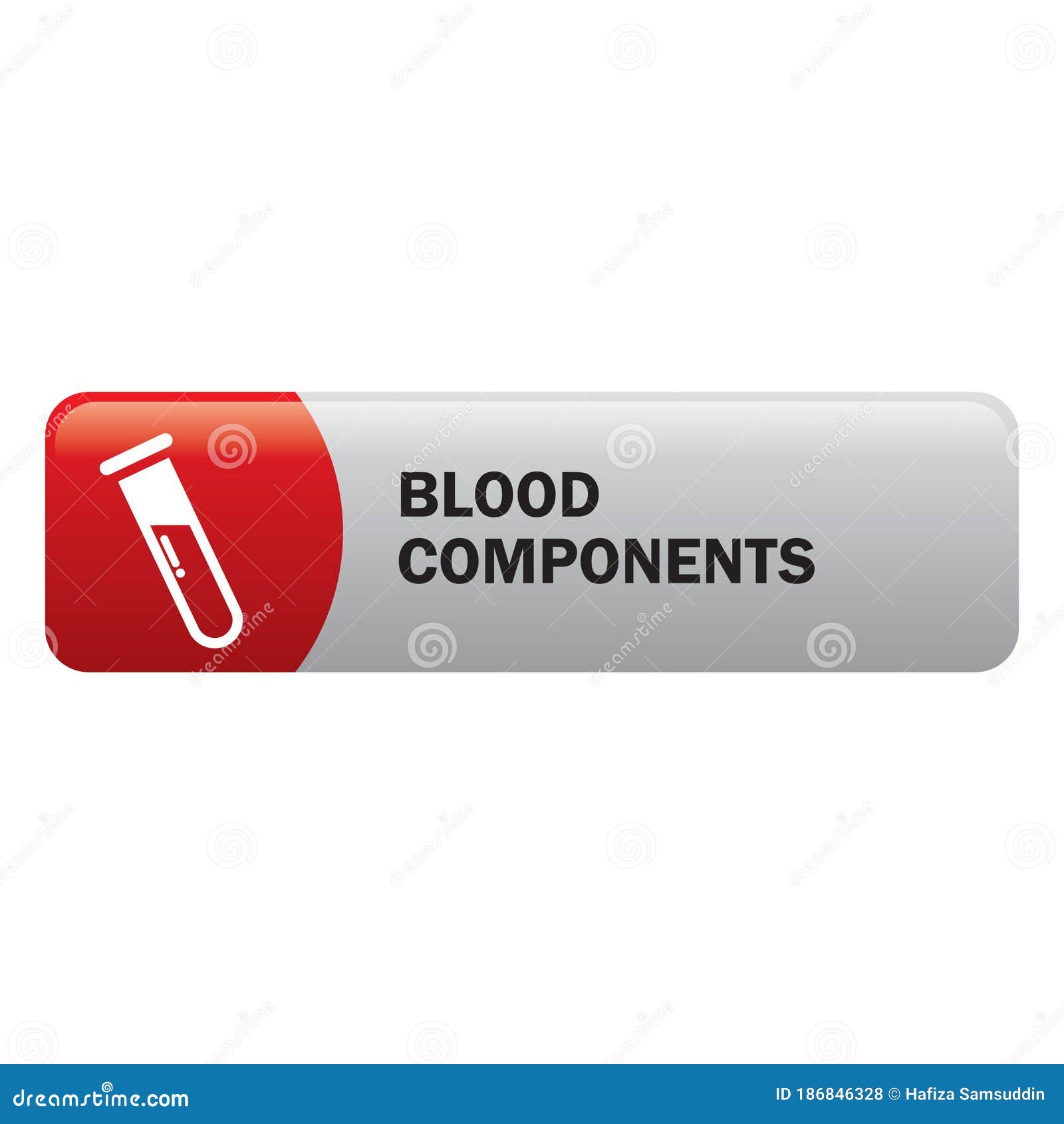 Blood Components Red White Blood Cells Plasma Chart Cartoon Vector ...