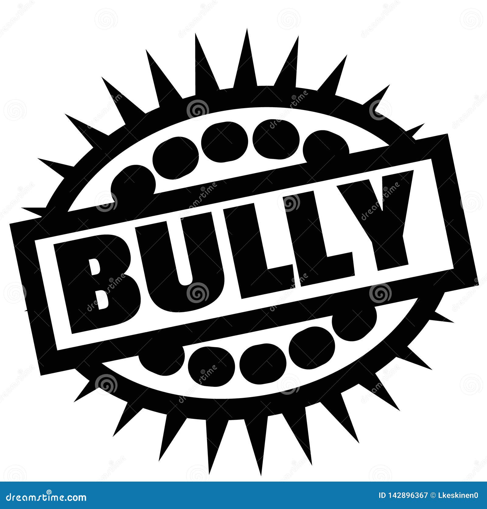 stock vector. Illustration of warning, violence, childhood - 142896367