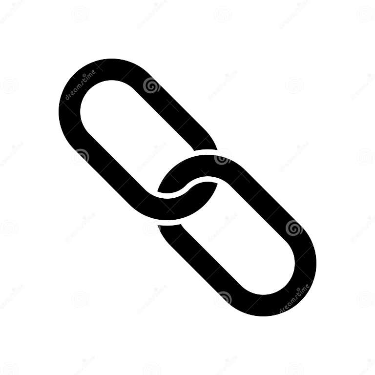 Connection Symbol. Hyperlink Icon. Internet Technology Stock ...