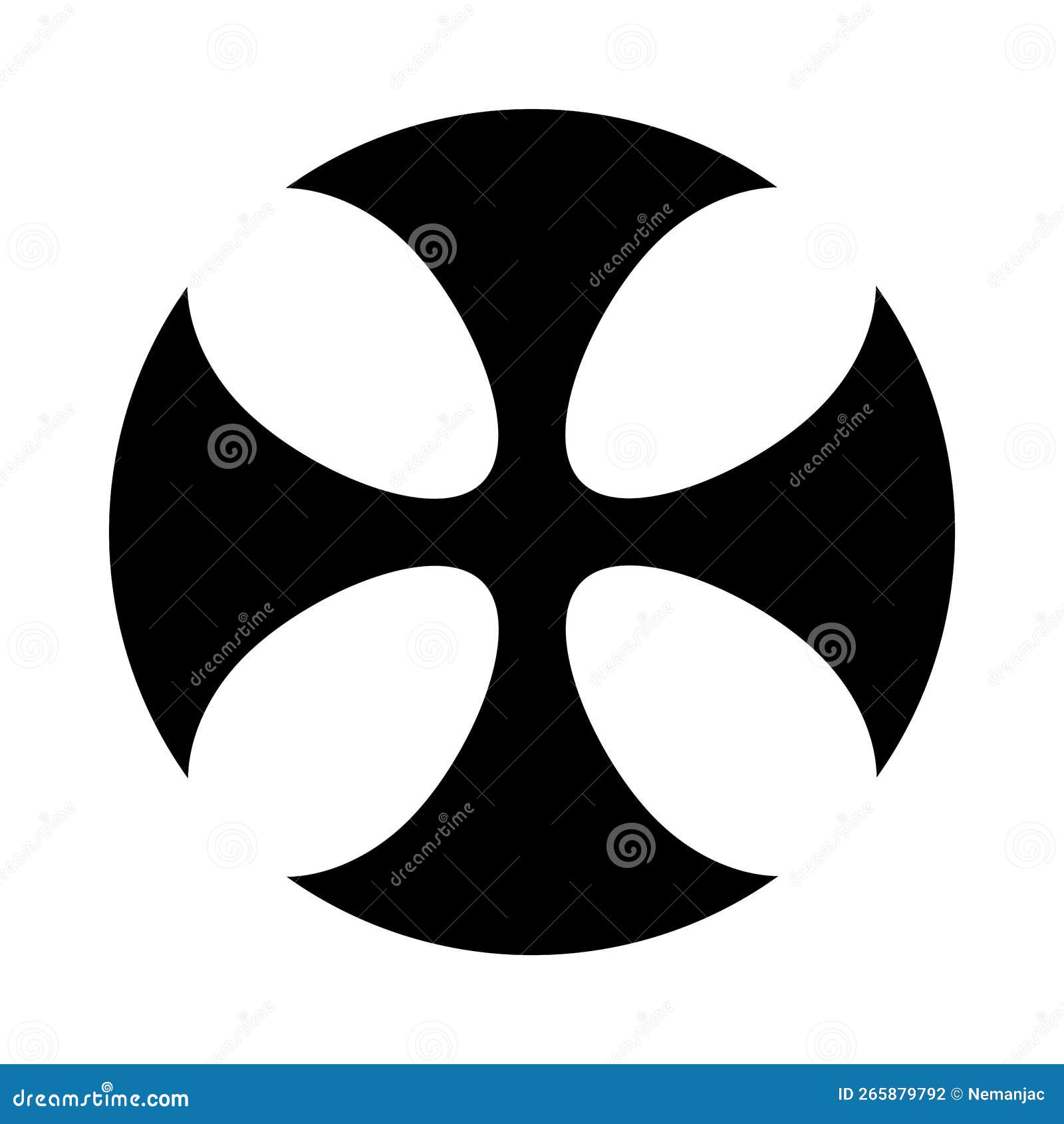 Choppers cross, tattoo stock illustration. Illustration of icon - 265879792