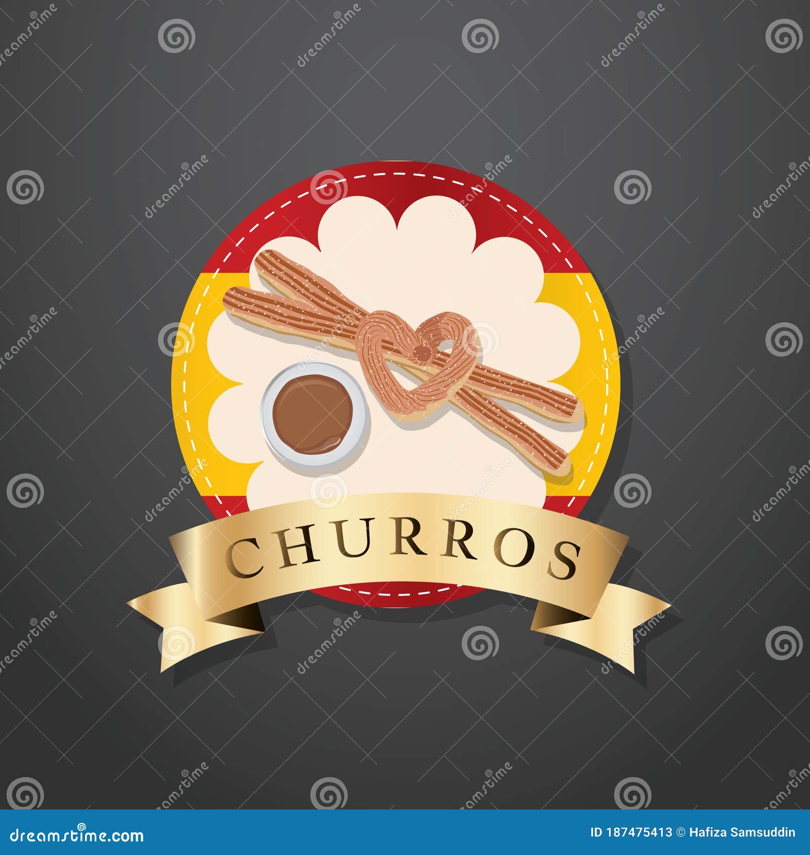 Print stock vector. Illustration of cuisine, delicious - 187475413