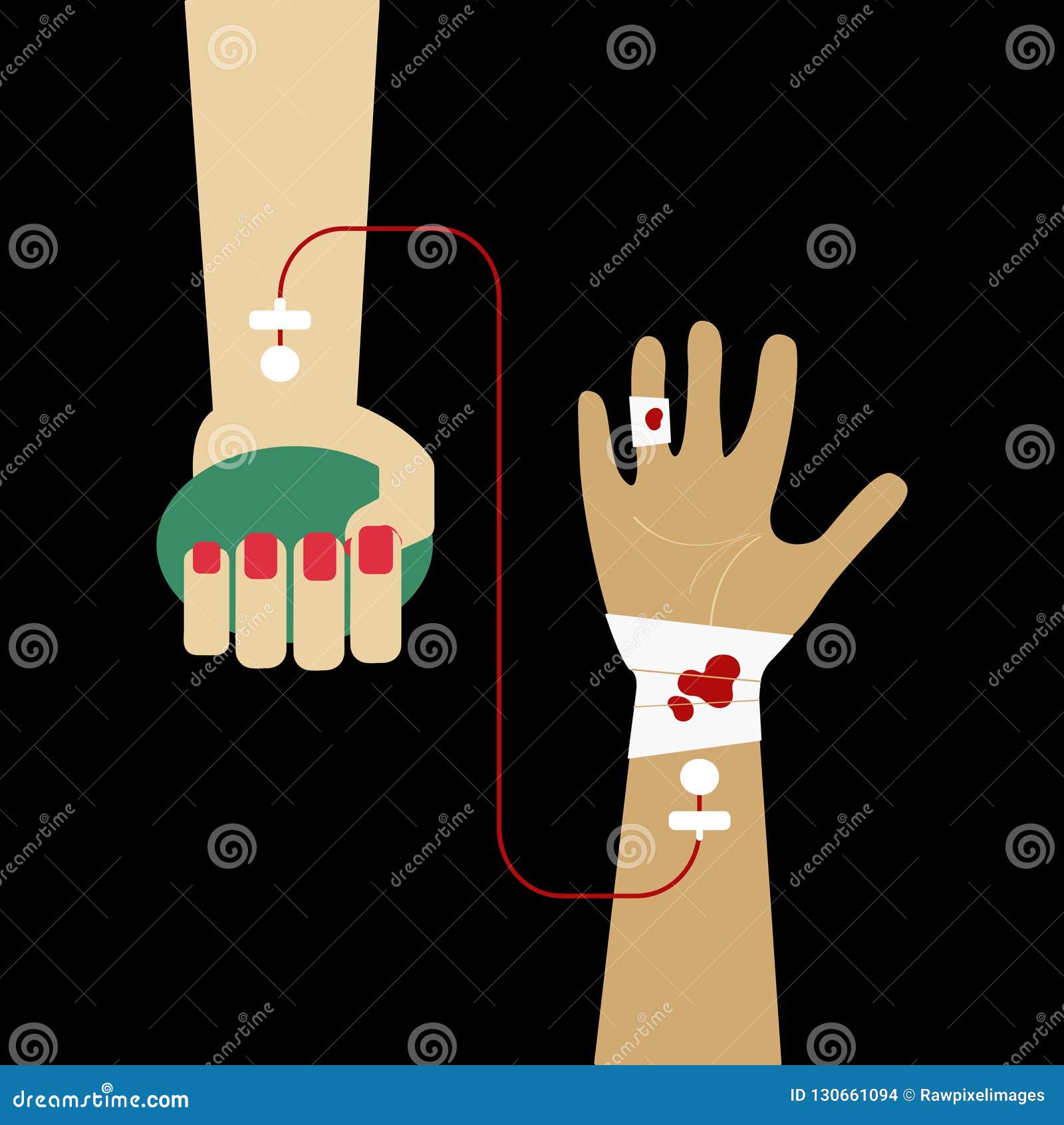 Blood Transfusion. Intravenous Therapy System Icon. Blood Type Rhesus ...