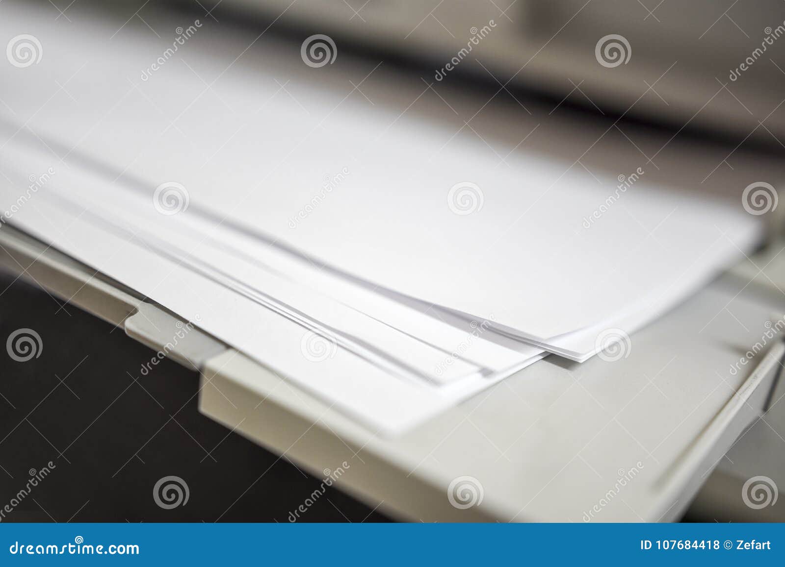 Print, Copy and Scan the Business Documents Stock Photo - Image of ...