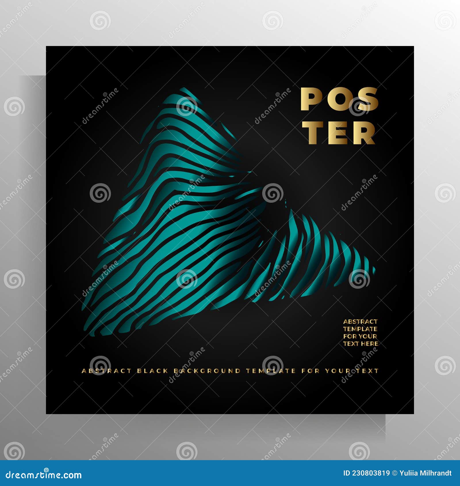 Print Cover Design Template. Stock Illustration - Illustration of ...