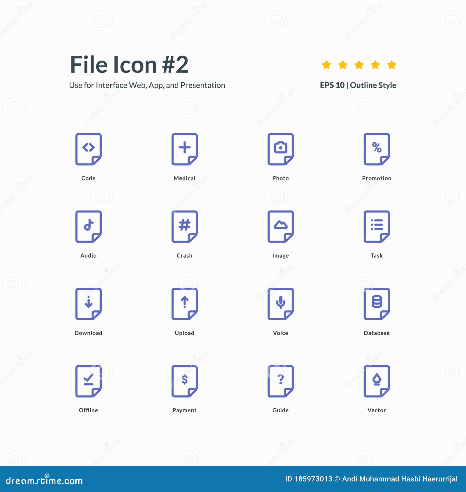 Create New File App Icon Set Interface Part 2 Vector Graphic Design ...
