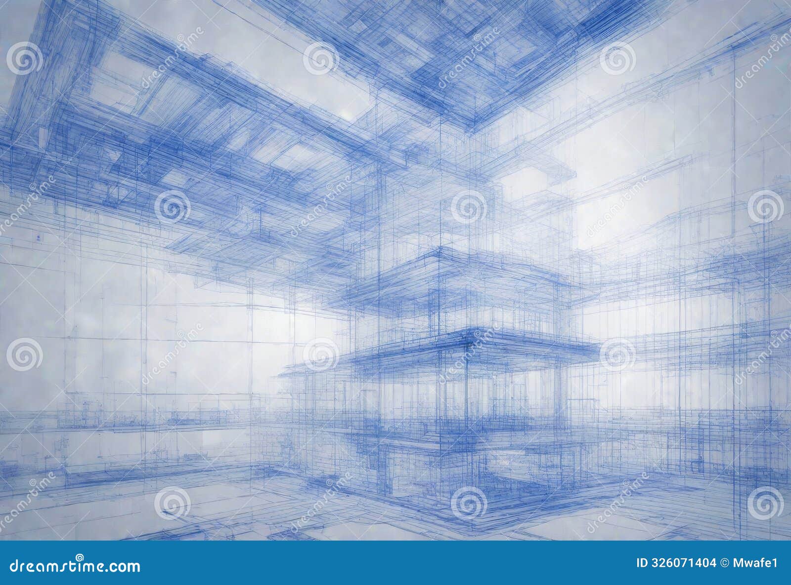 Print Design Computer Construction Blue Plan Stock Drawing Ink ...