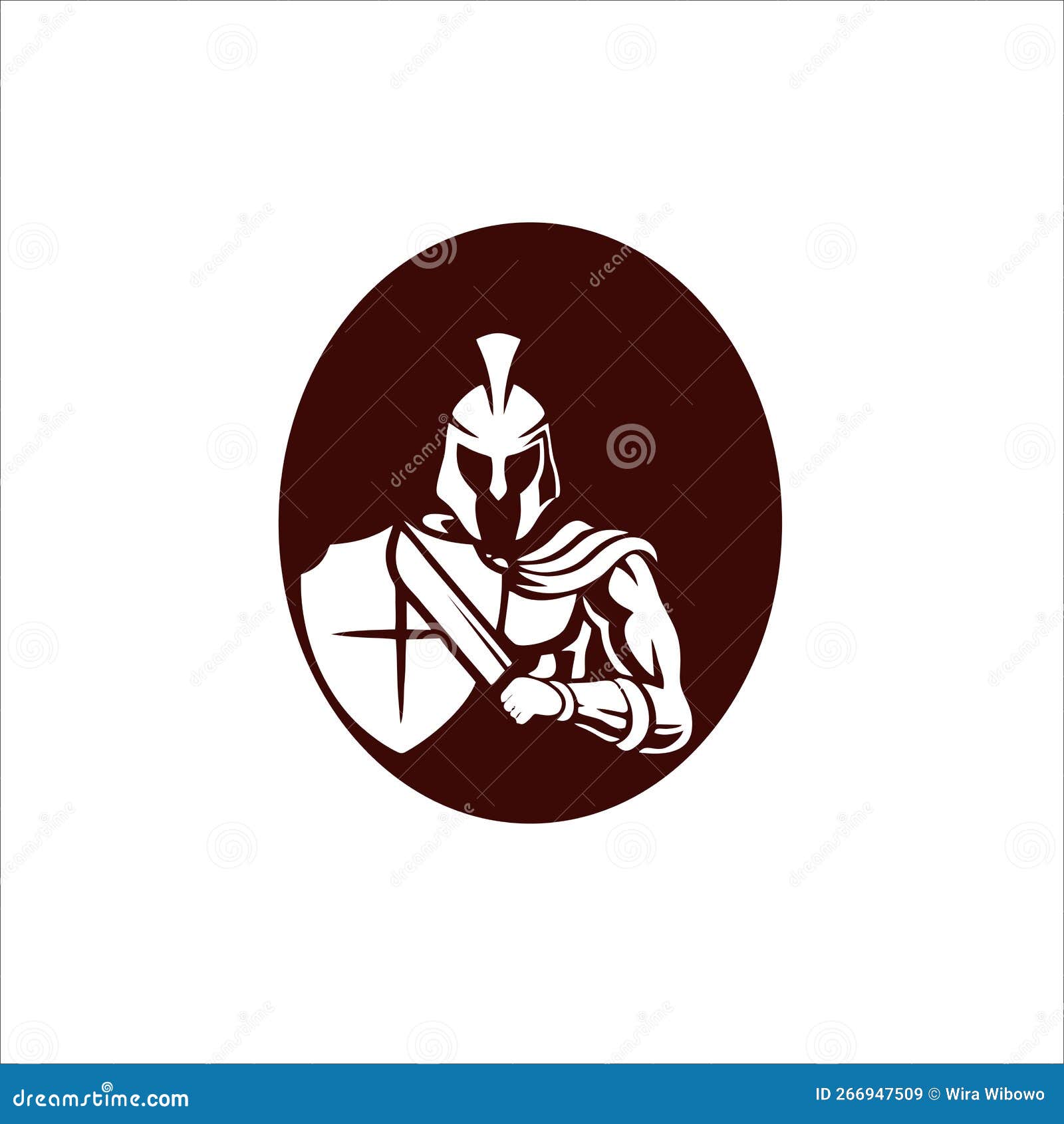 Print Design a War Mask Logo for Your Identity Imagen de archivo ...