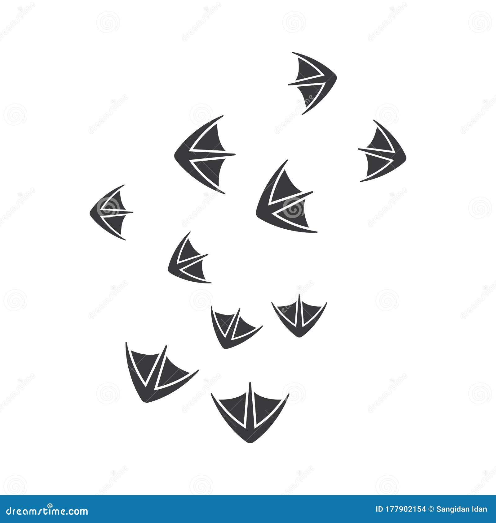 Print of Duck Foot Vector Illustration Design Stock Vector ...