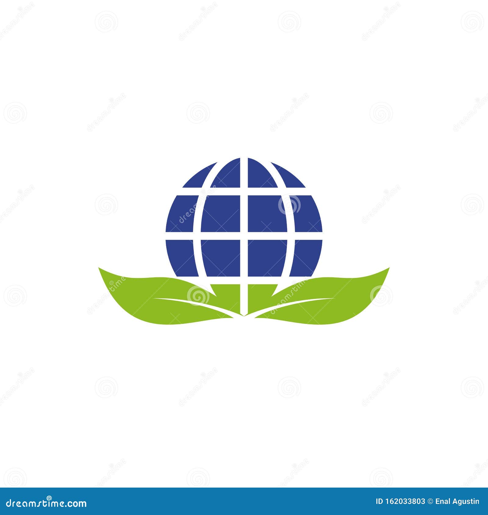 Earth Globe Logo Design Vector Template Stock Vector - Illustration of ...