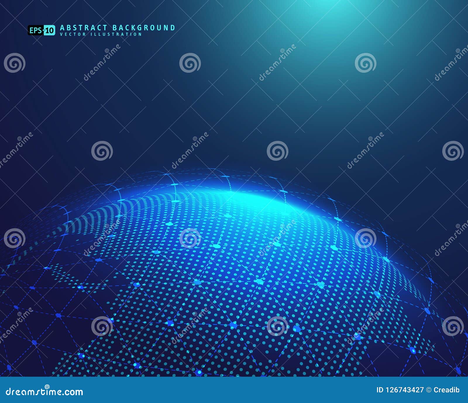 Earth Globe with Wire Frame Sphere Stock Vector - Illustration of ...