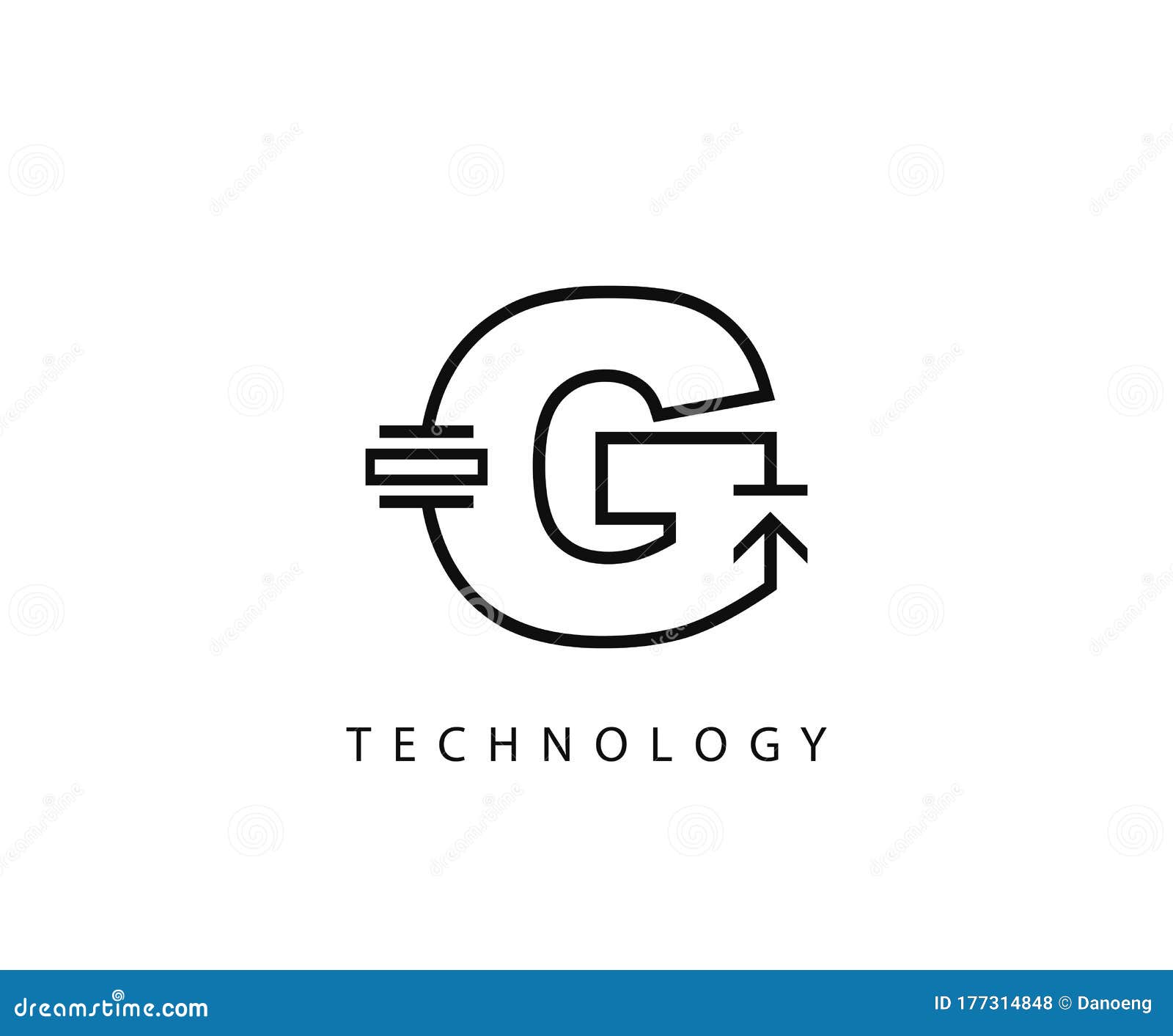 Electrical G Letter Logo Icon Design Stock Vector - Illustration of ...