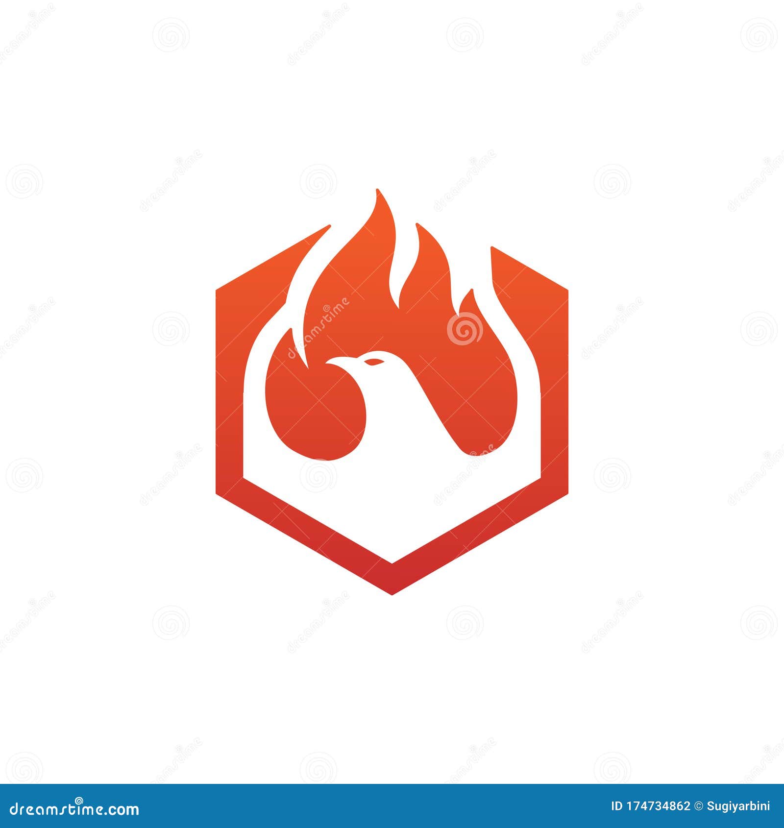 Falcon fire logo design stock vector. Illustration of symbol - 174734862