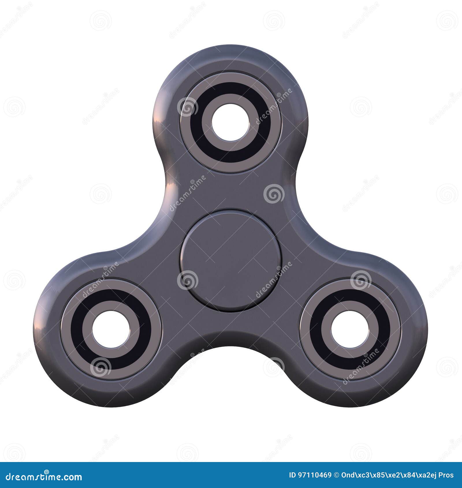 Print Fidget Spinner - 3D Illustration Render Modern Stock Illustration ...