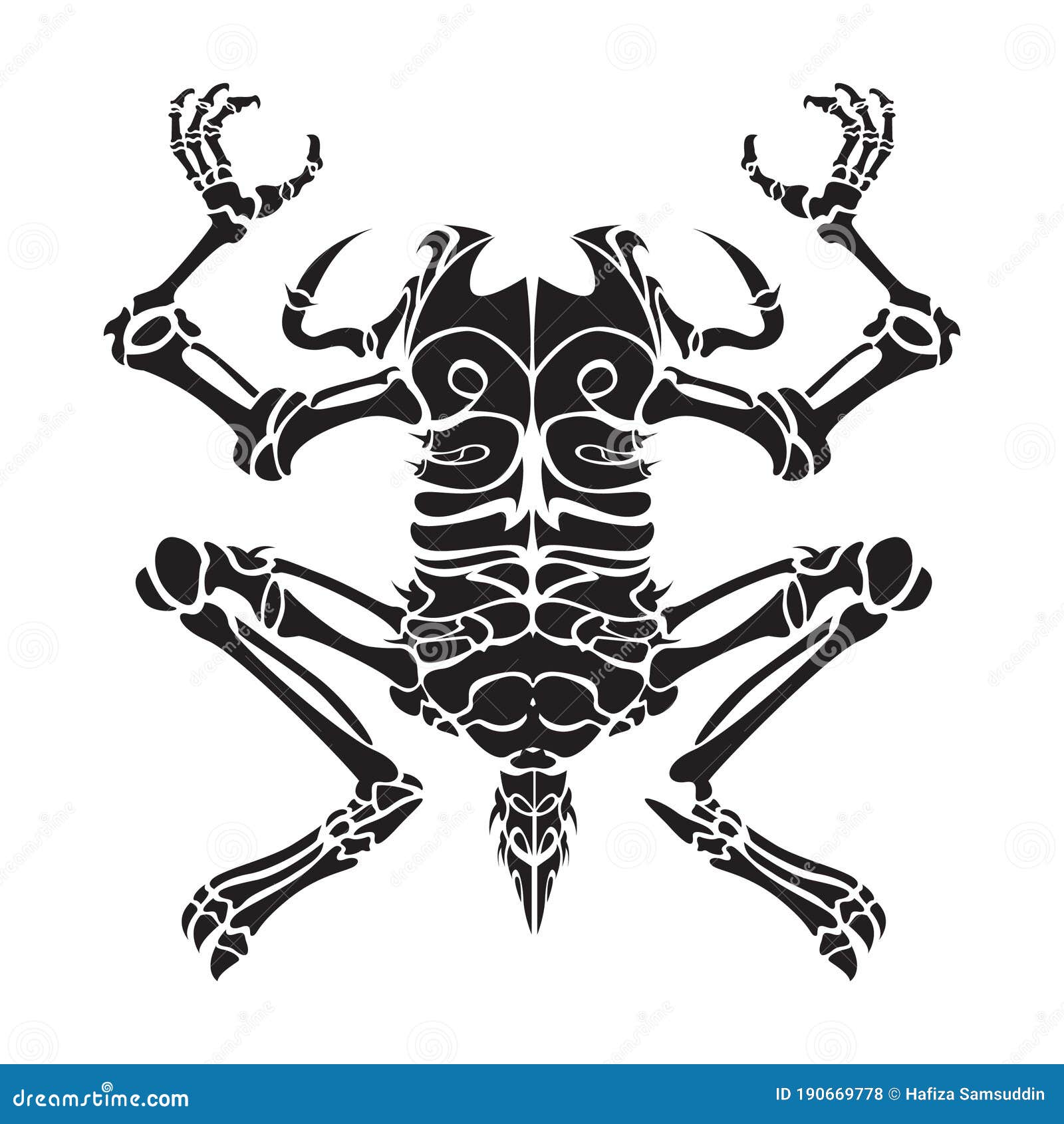 Frog Tattoo Sketch With Roses And Leafes Vintage Neo Traditional Tattoo ...