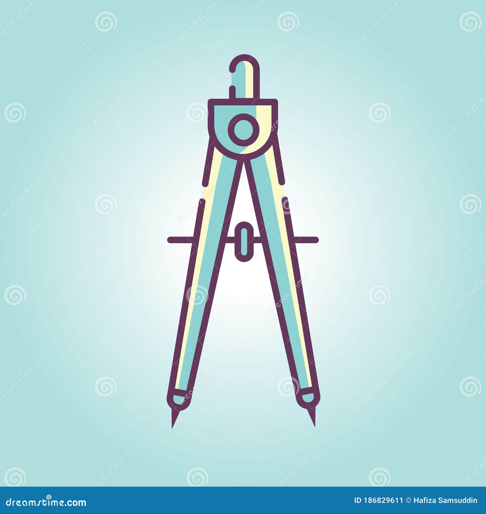 Print stock vector. Illustration of pencil, educate - 186829611