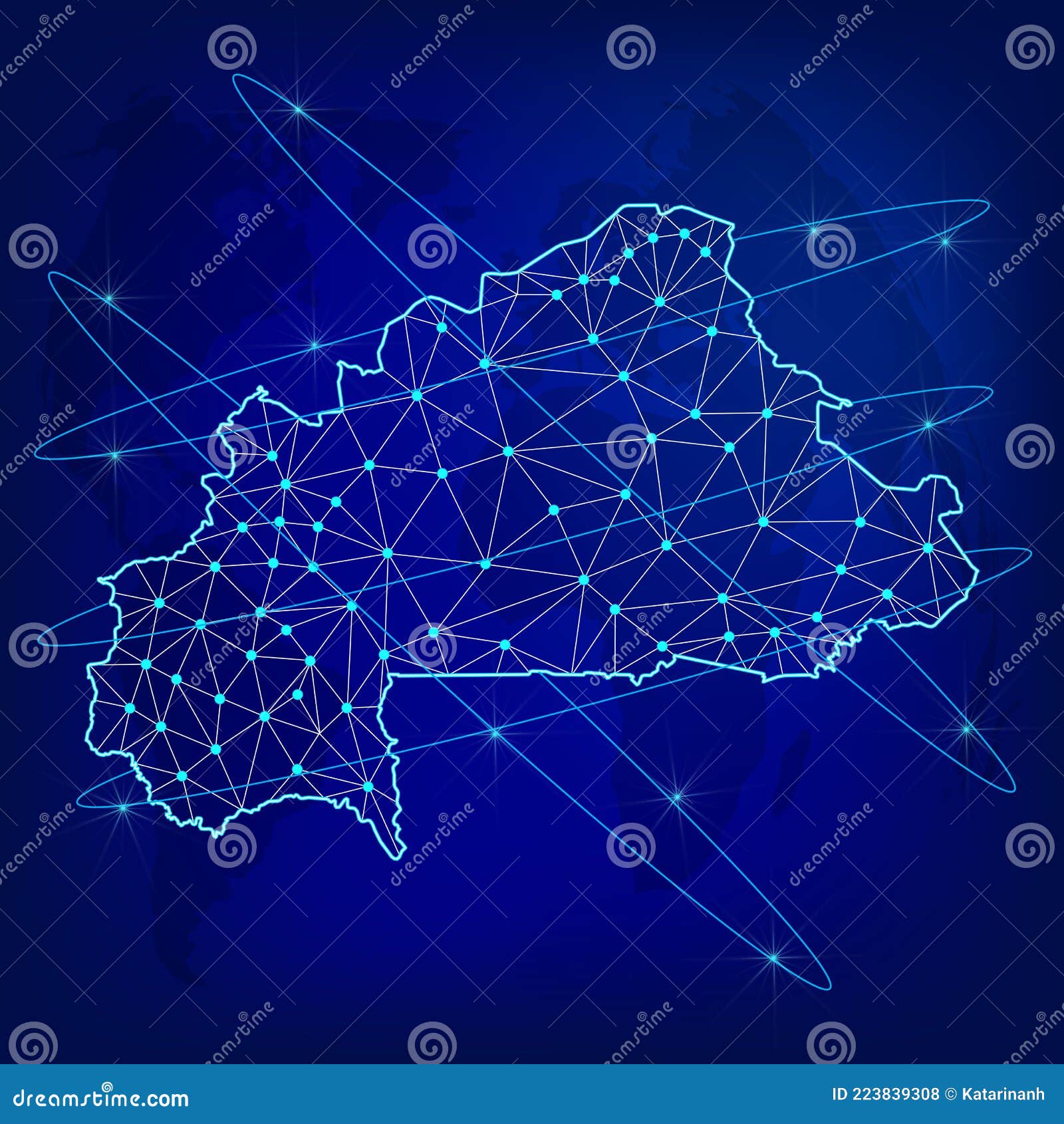 Global Logistics Network Concept. Communications Network Map Burkina ... Global Logistics Network Concept. Communications Network Map Burkina ...