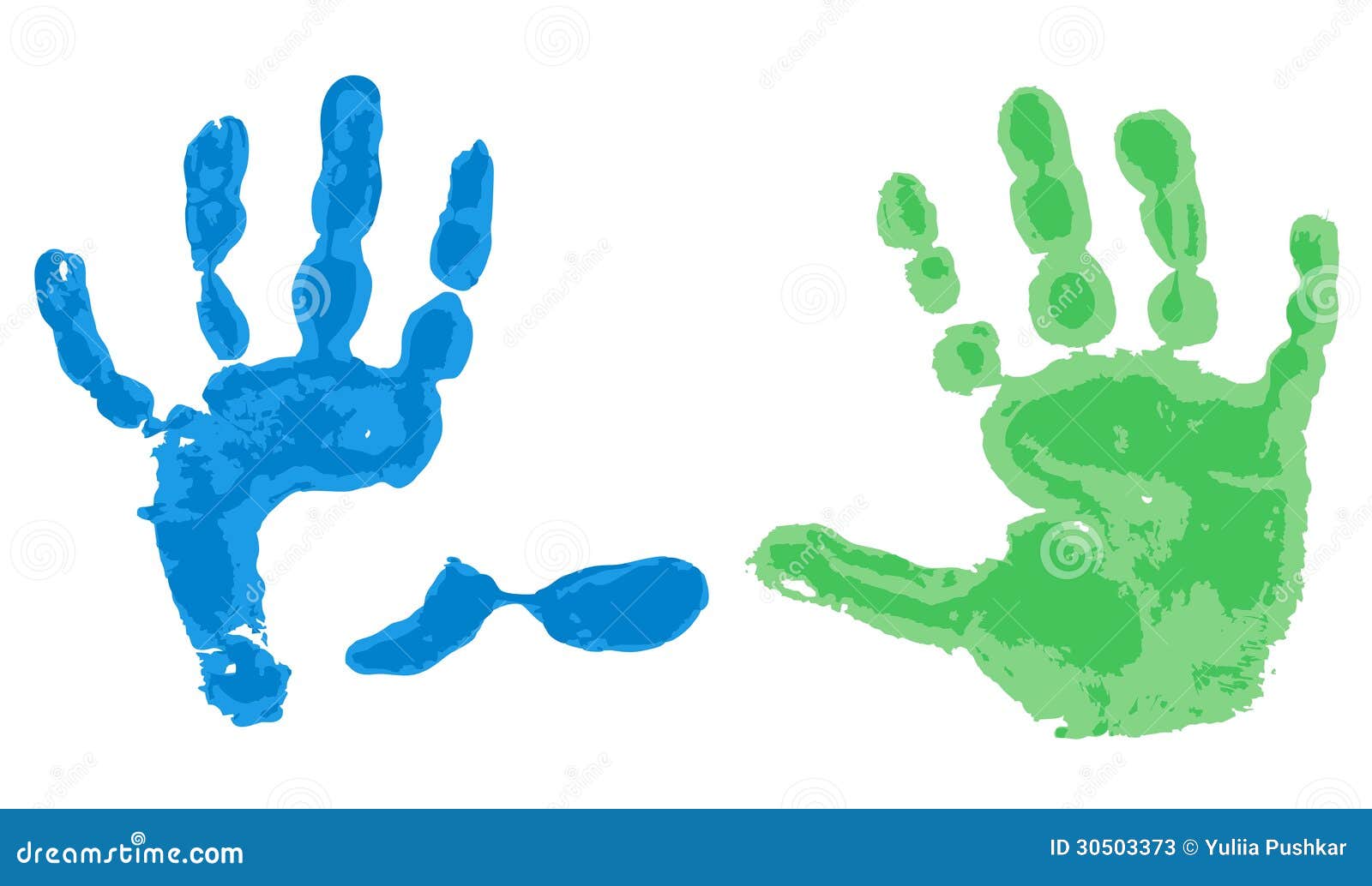 Print Hands Stock Photos - Image: 30503373