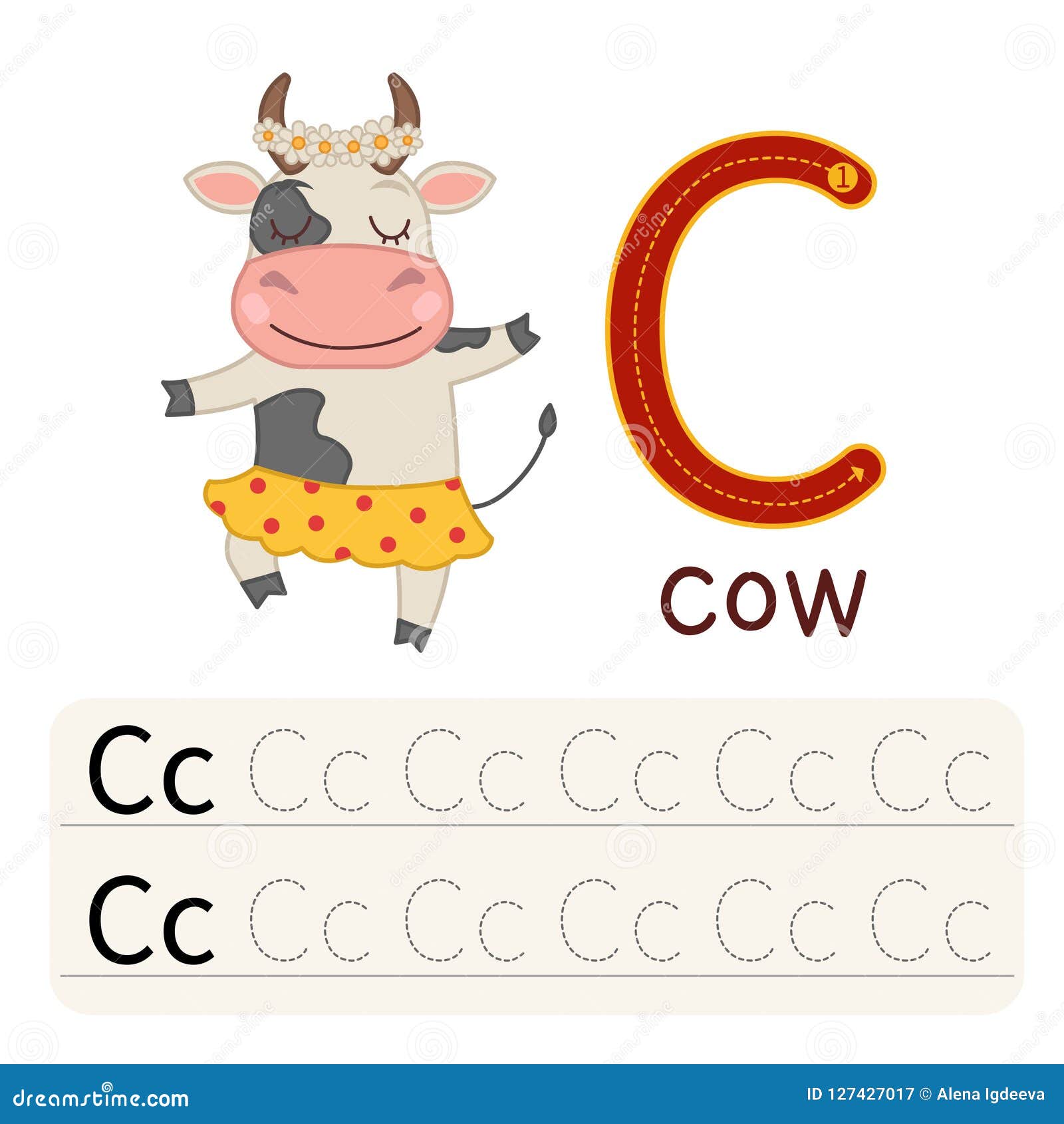 Handwritting practice stock vector. Illustration of basic - 127427017