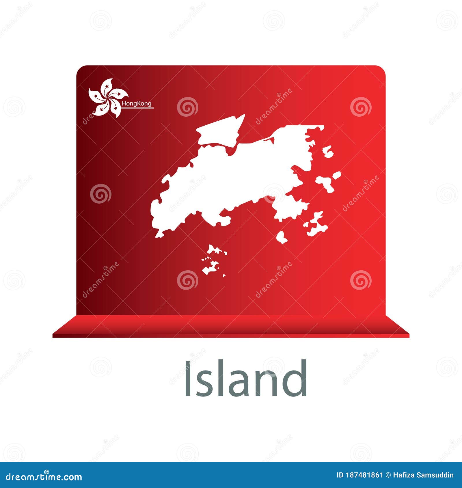 Print stock vector. Illustration of orchids, district - 187481861