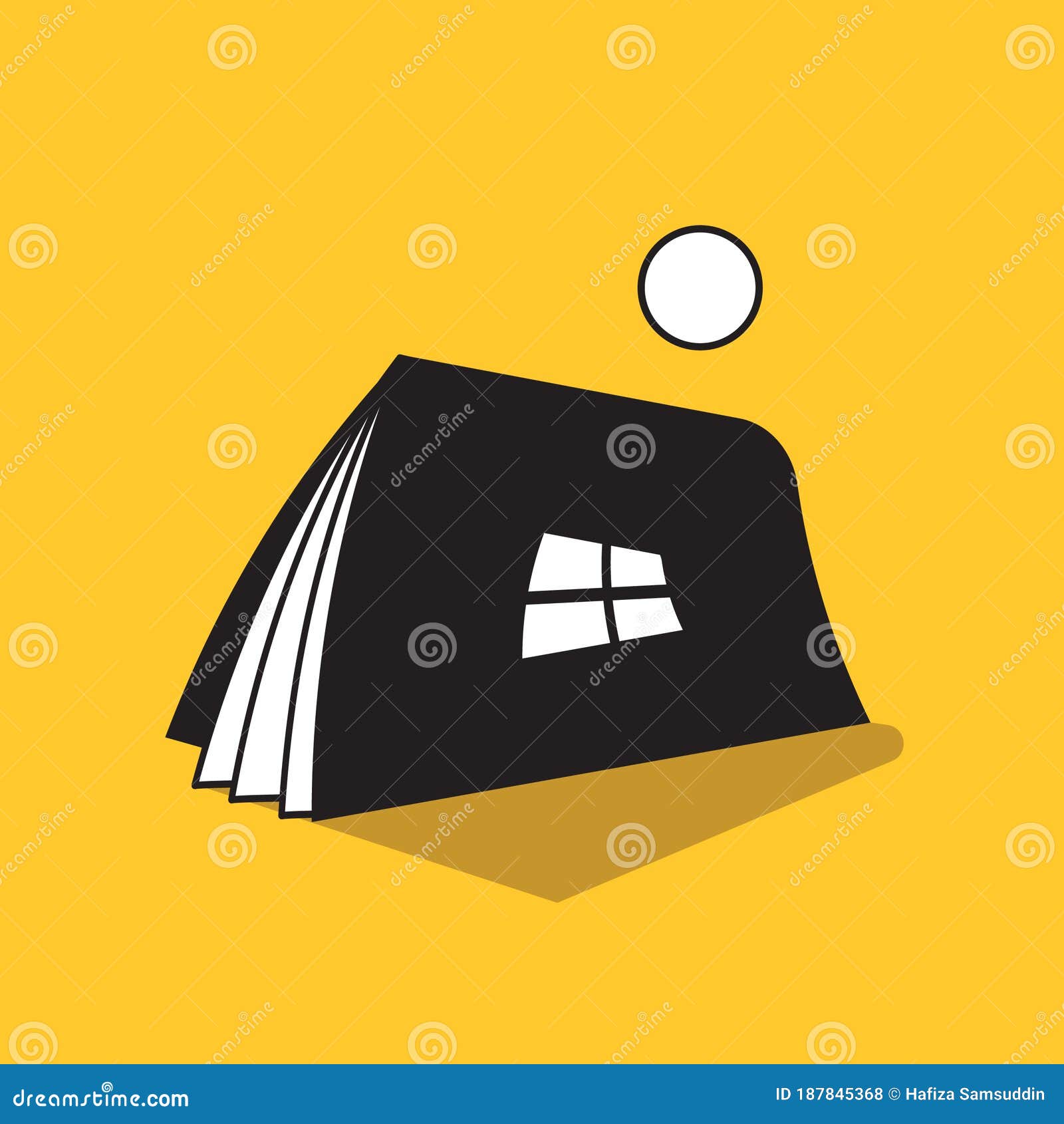 Print stock vector. Illustration of objects, notebooks - 187845368