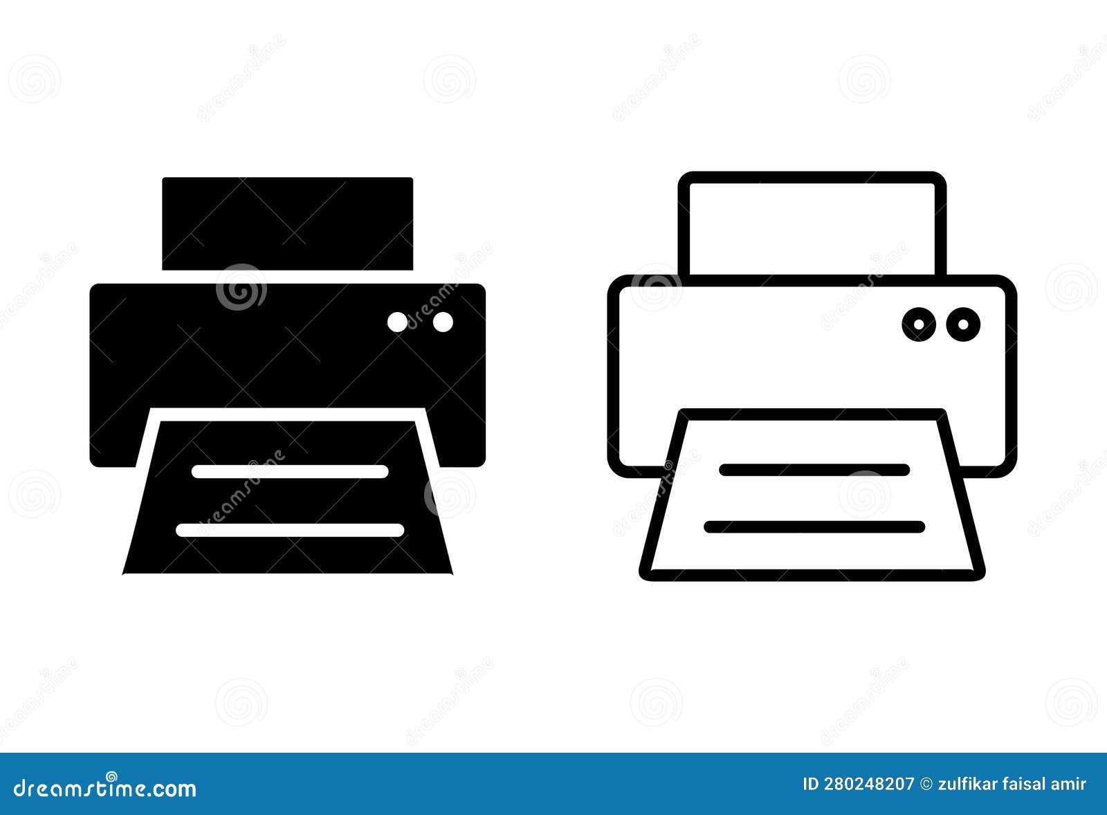 Print Icon . Printer Icon Vector Stock Vector - Illustration of page ...