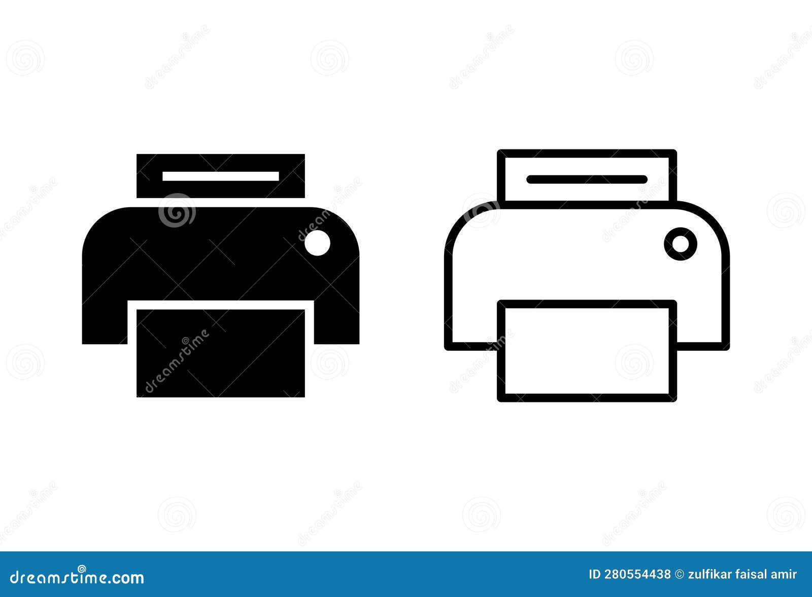 Print Icon . Printer Icon Vector Stock Vector - Illustration of design ...