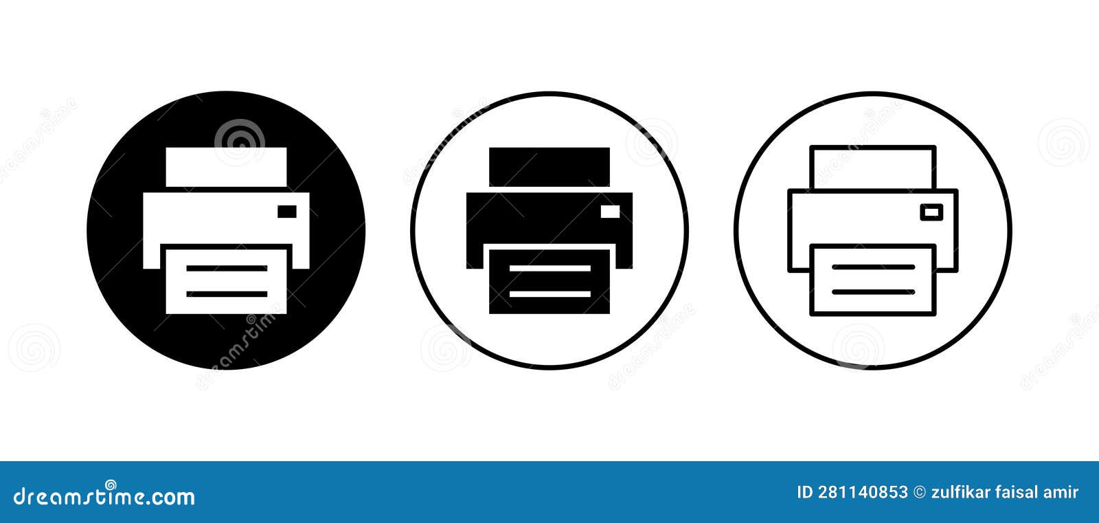 Print Icon . Printer Icon Vector Stock Vector - Illustration of ...