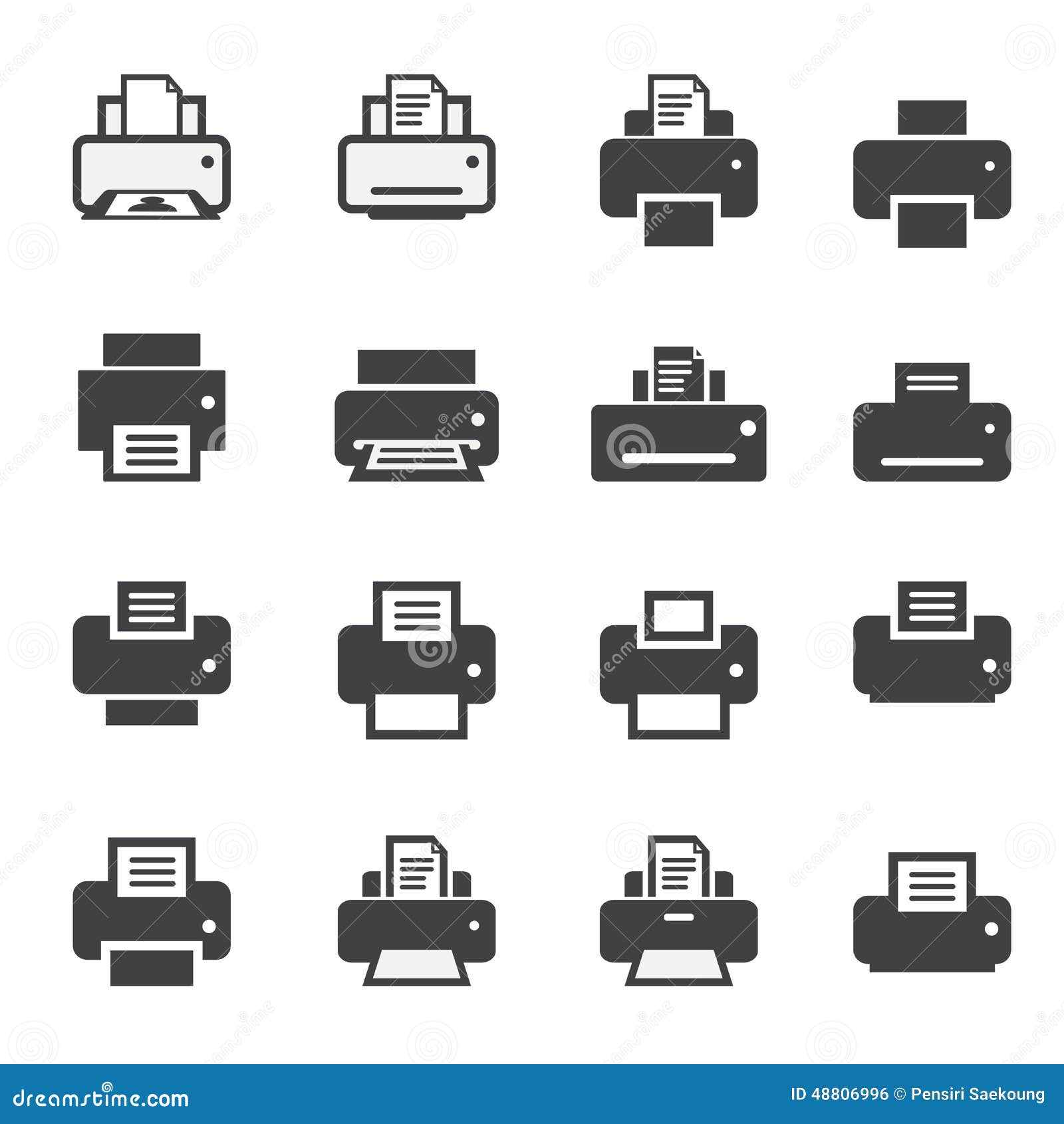 Print Icon Vector Free Download