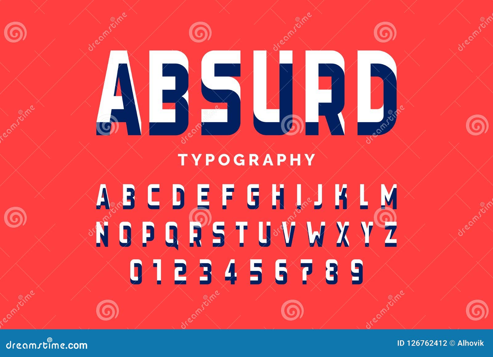 Impossible Shape Made Of Rectangles. Two Connected Triangles. Vector ...