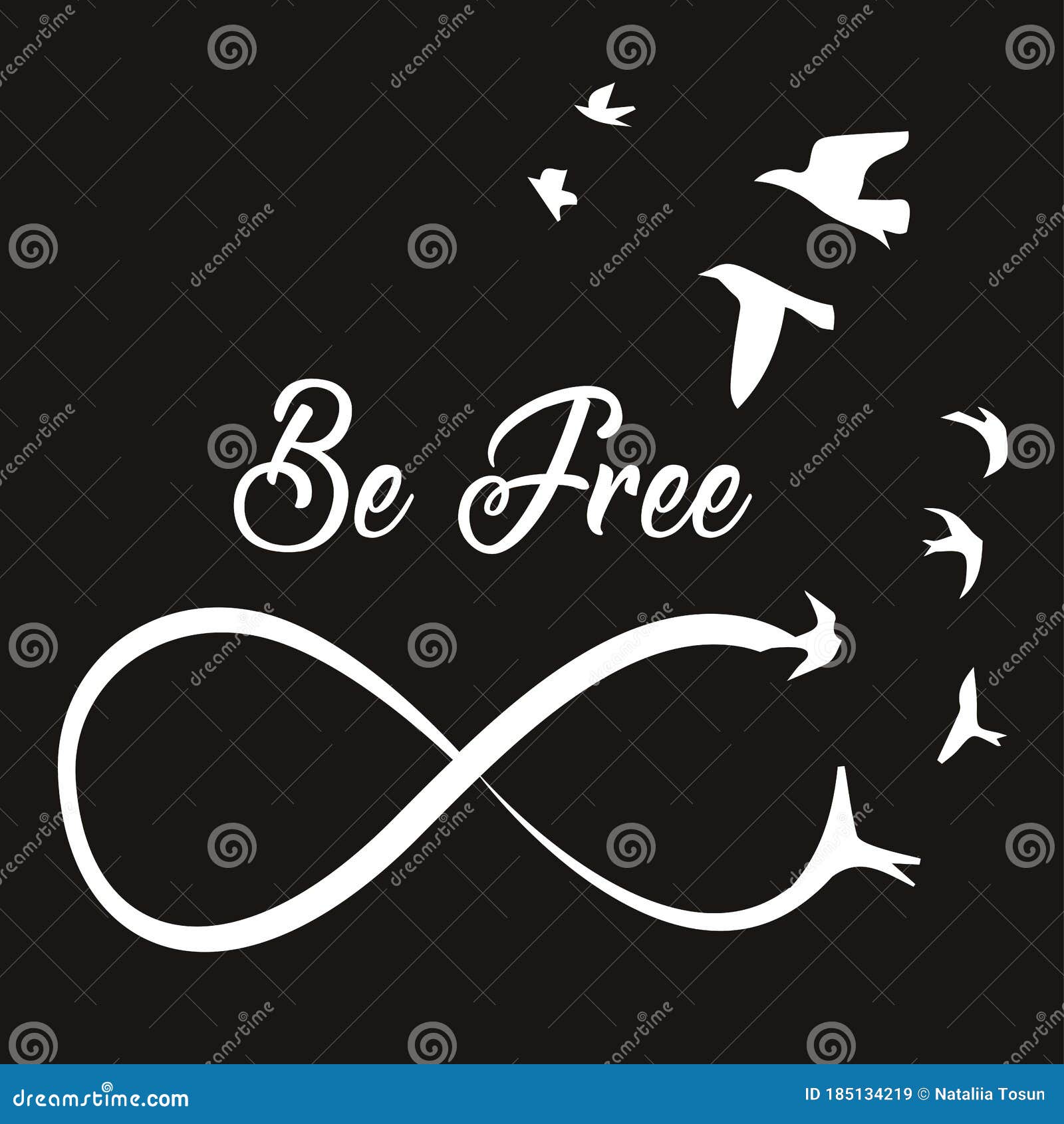 Print Infinity Freedom Symbol Vector Illustration Art Stock Vector ... Print Infinity Freedom Symbol Vector Illustration Art Stock Vector ...