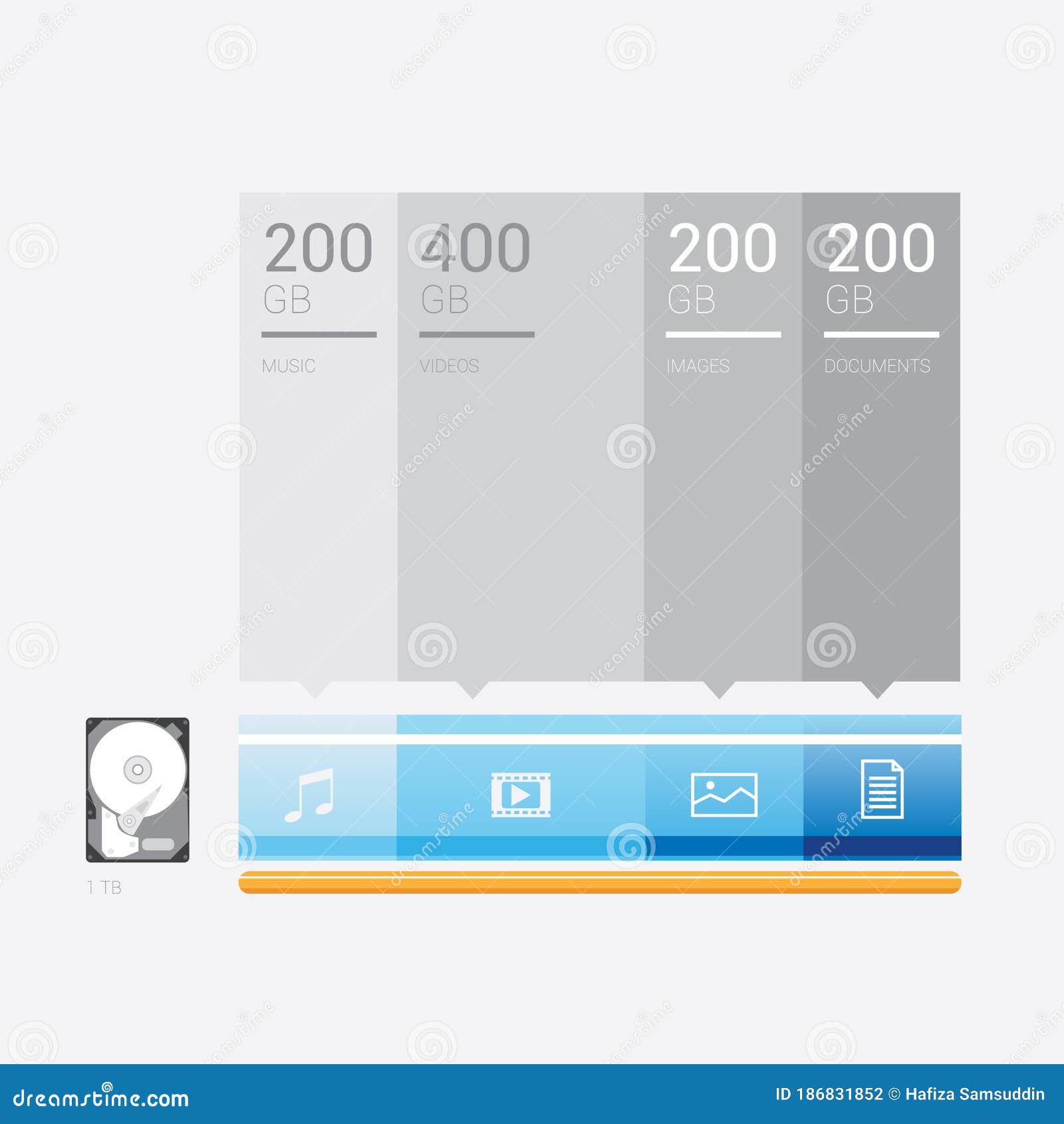 Print stock vector. Illustration of hard, memories, tools - 186831852