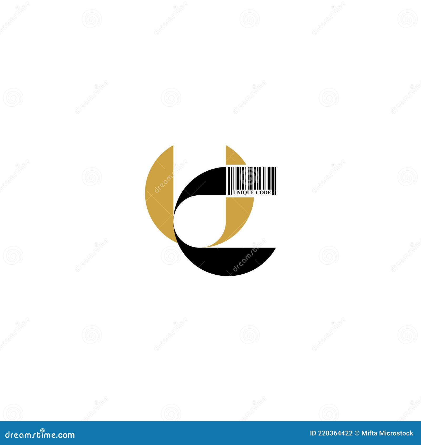 Unique Bar Code Template. Information About Product. Vector ...