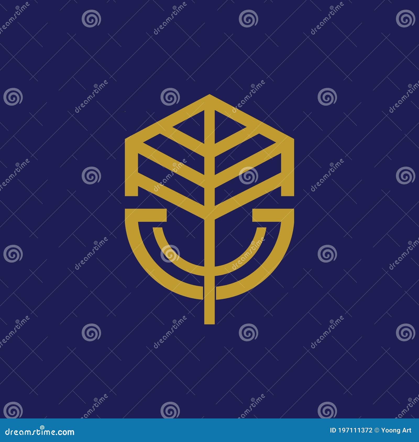 Leaf Vector Logo Template Element Stock Vector - Illustration of ...