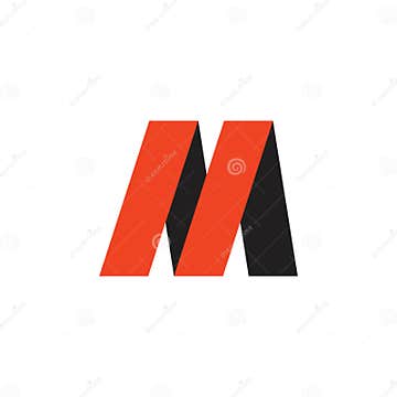 Letter M 3d Shadow Logo Vector Stock Vector - Illustration of abstract ...