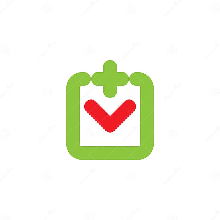 Health Check Symbol Logo Vector Stock Vector - Illustration of style ...