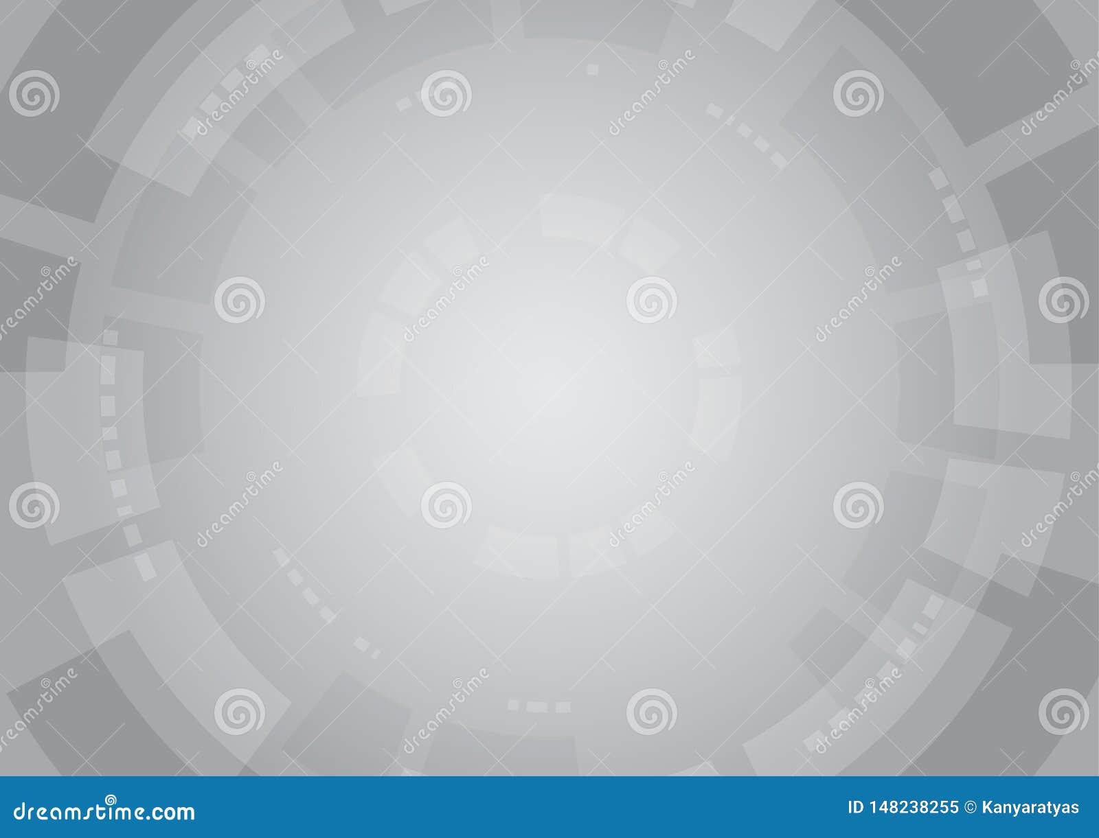 Light Grey Technology Wheel Geometric Shape Background Stock Vector ...