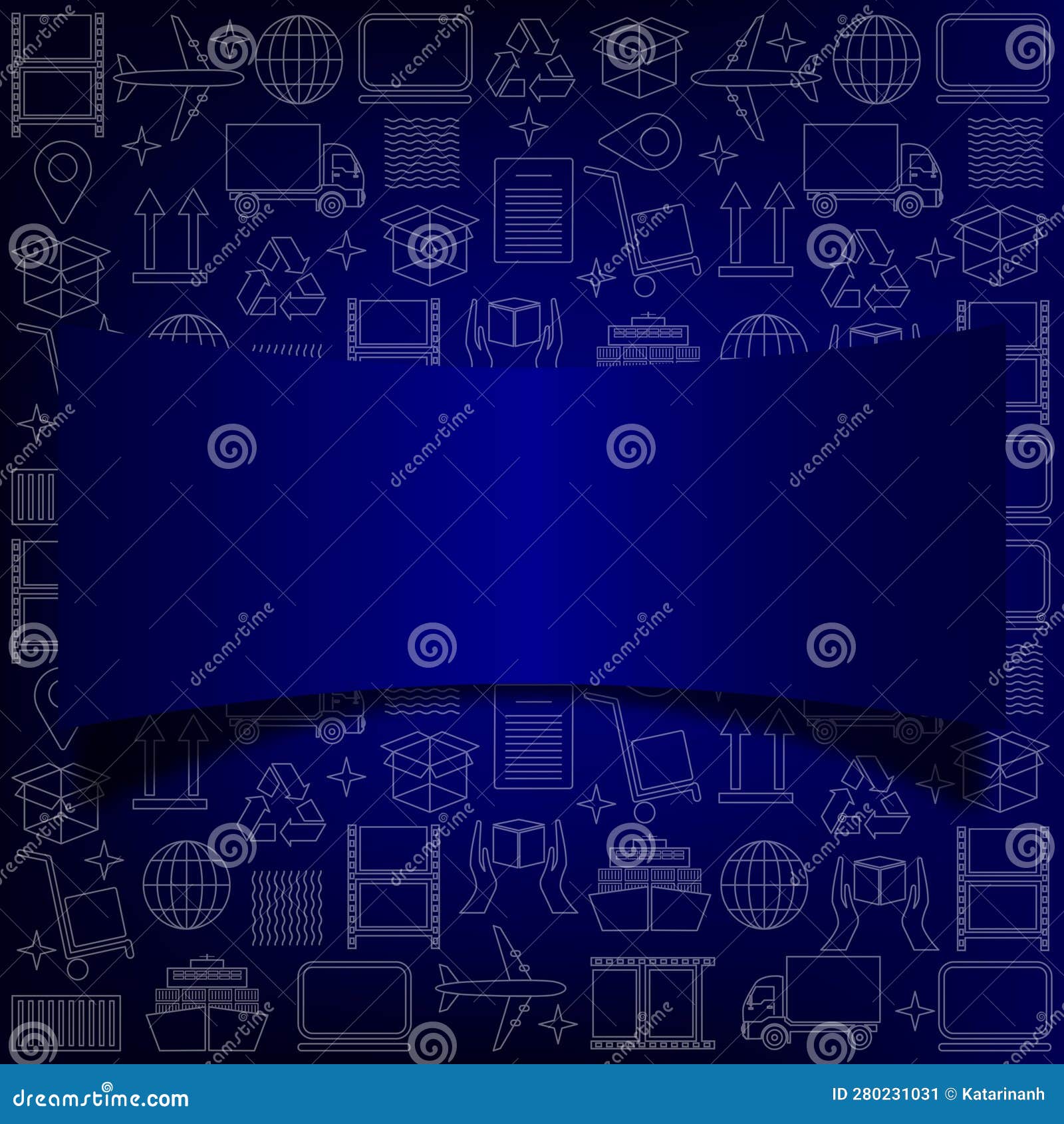 Logistic Business Wallpaper. Delivery and Distribution Pattern. Global ...